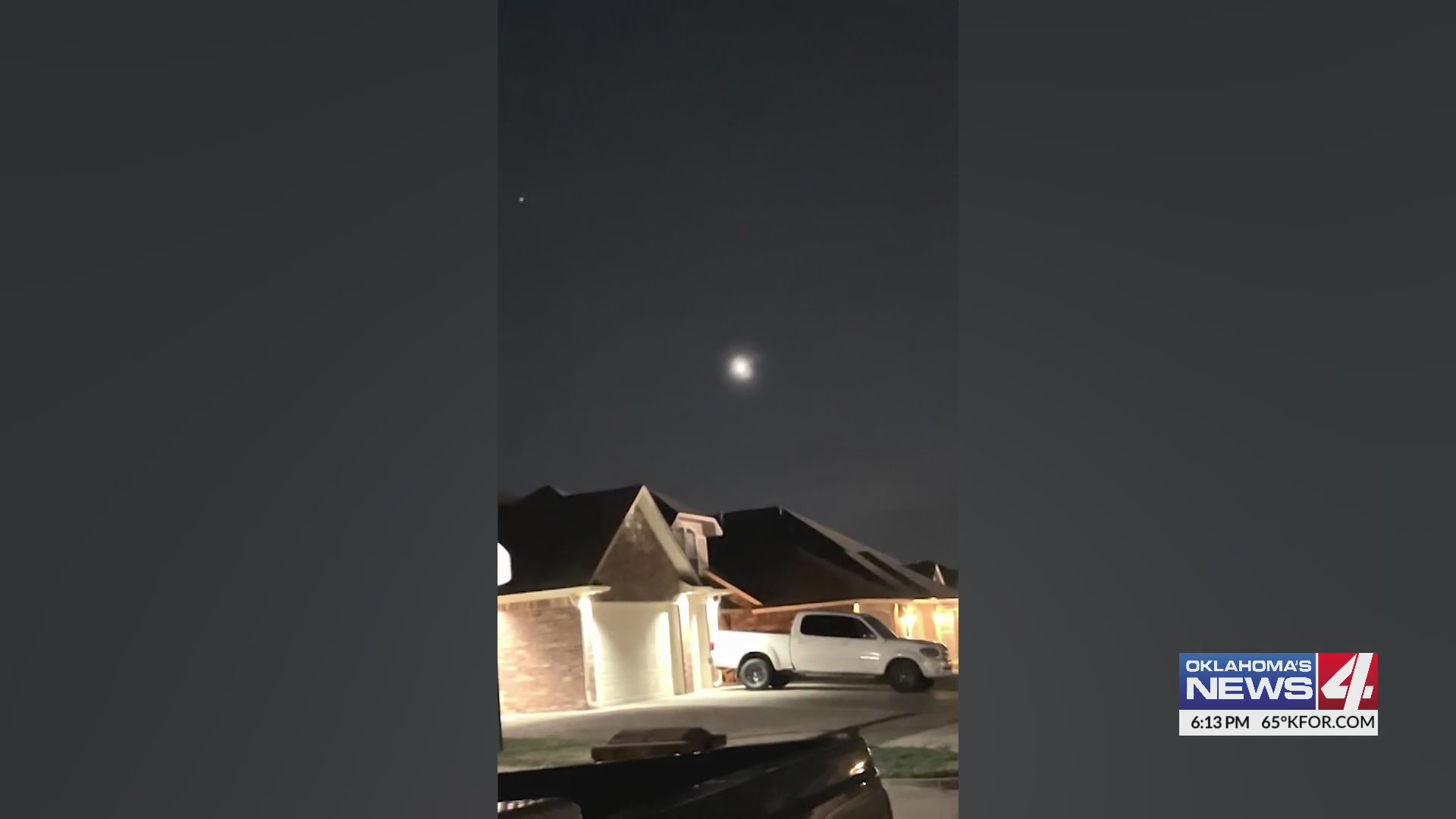 Oklahoma man spots mysterious object in the sky – KFOR.com Oklahoma City