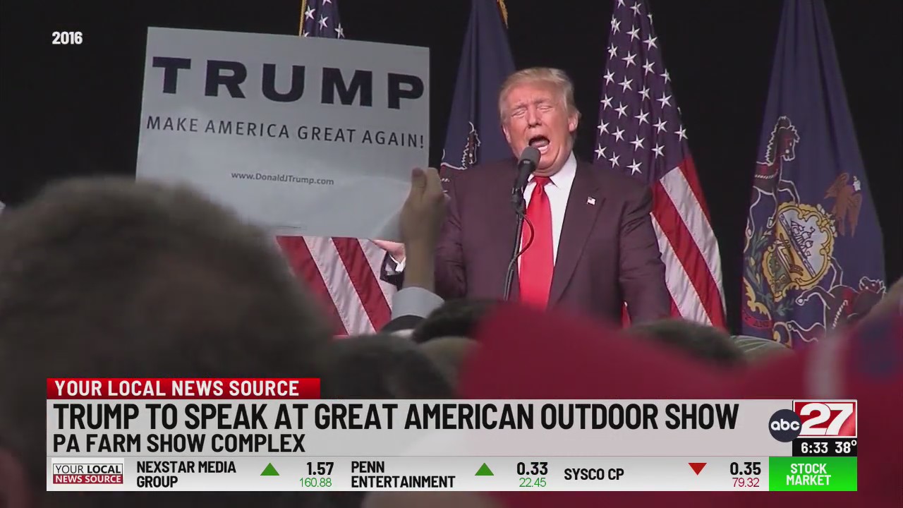 Trump to speak at Great American Outdoor Show – ABC27