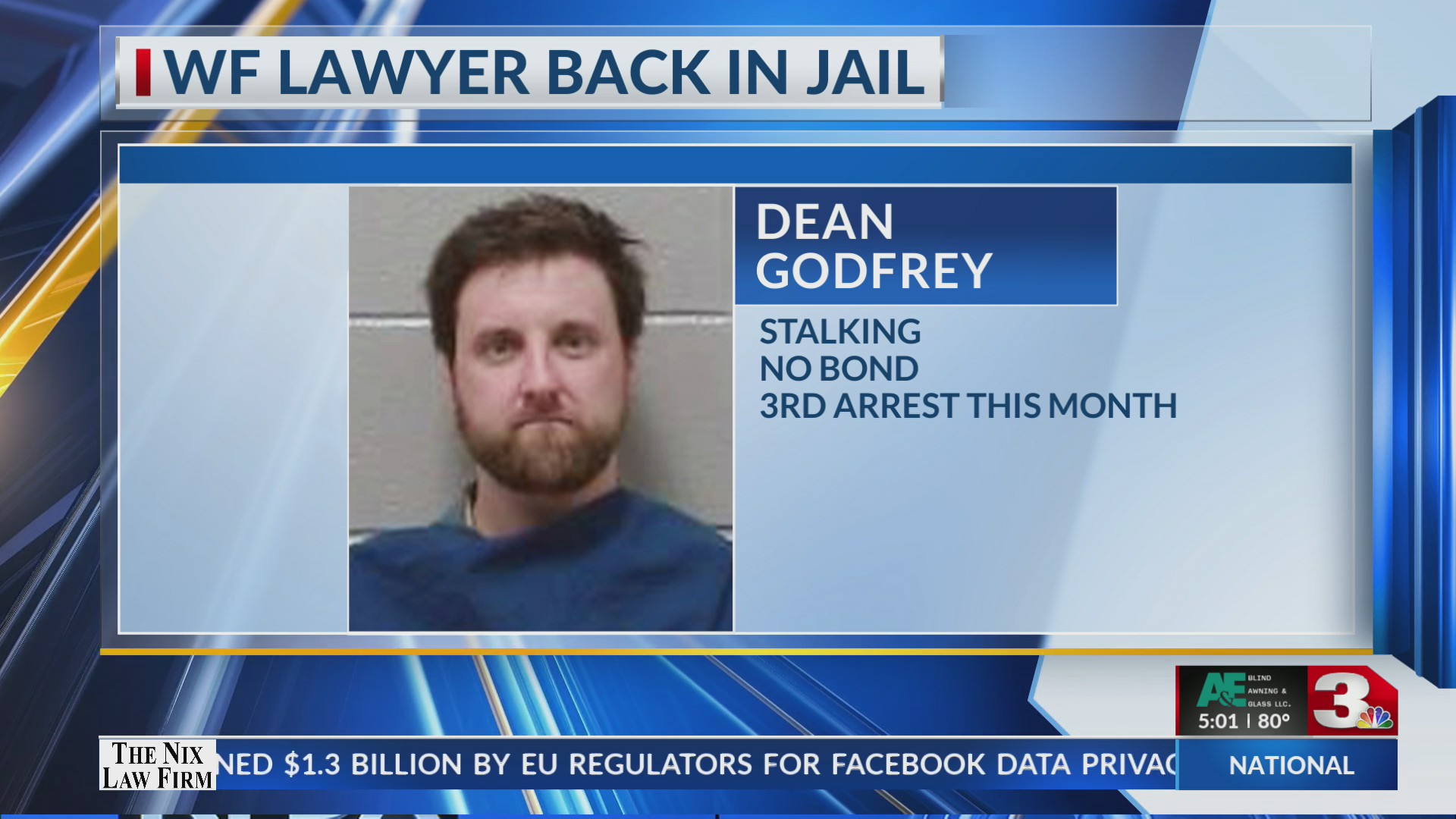 Wichita Falls attorney Dean Godfrey back behind bars – Texomashomepage.com