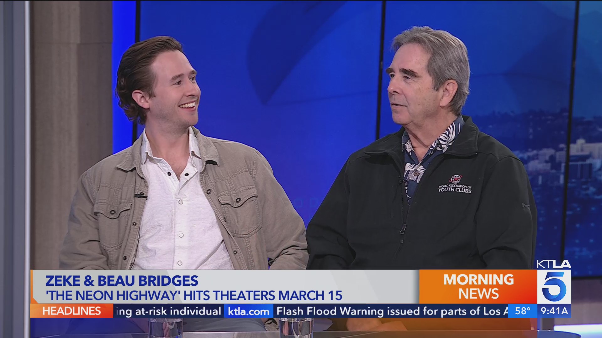 Father and son Beau, Zeke Bridges star together in ‘The Neon Highway ...