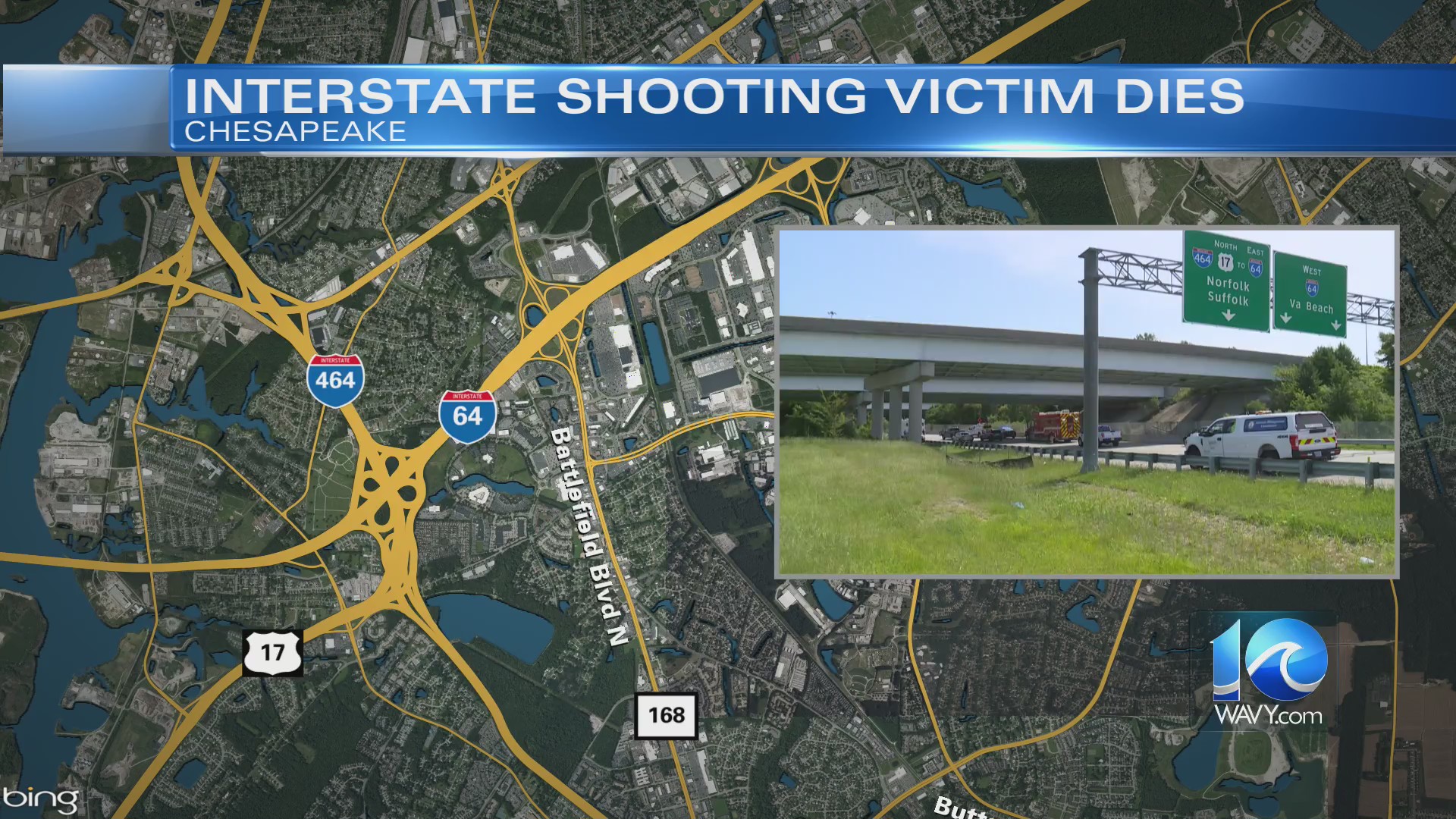 1 dead after Chesapeake interstate shooting – WAVY.com