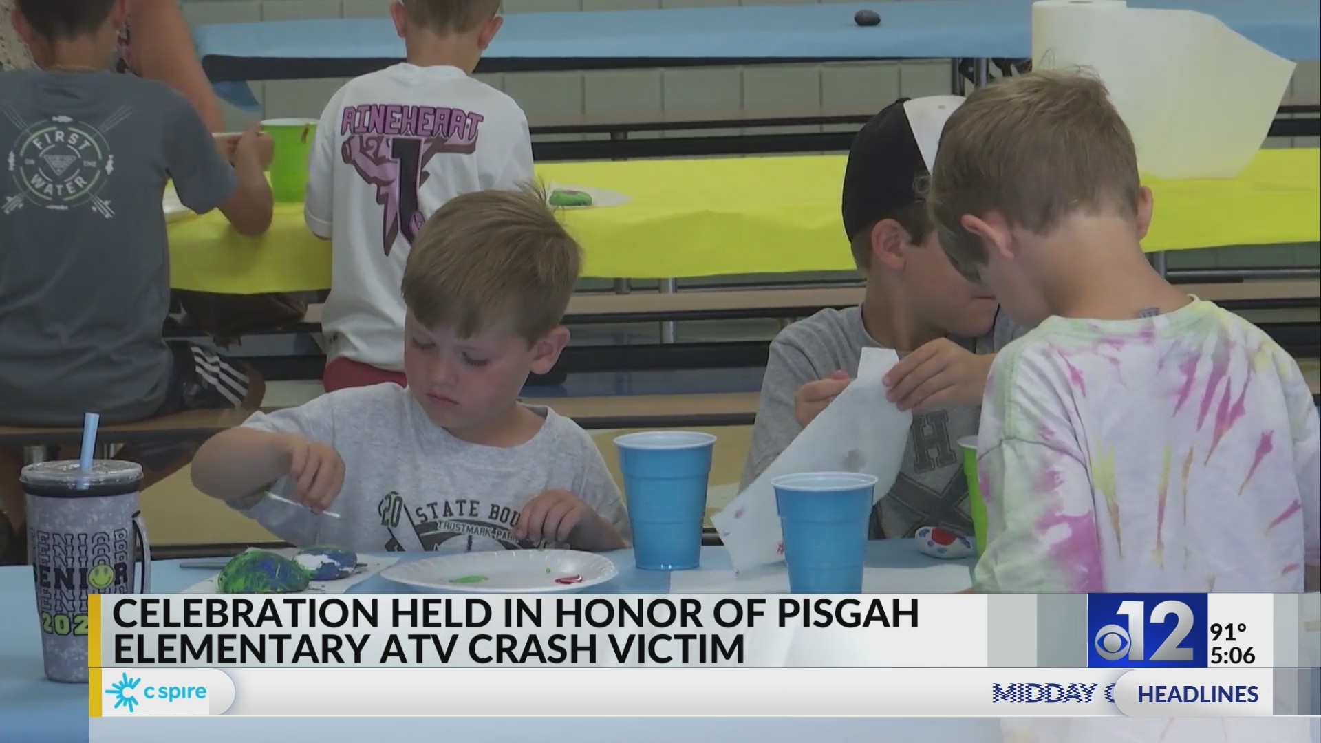 Pisgah students honor life of Keigan Norwood by painting rocks – WJTV