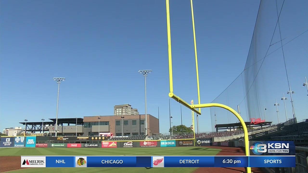 Riverfront Stadium transforms to host football games – KSN-TV