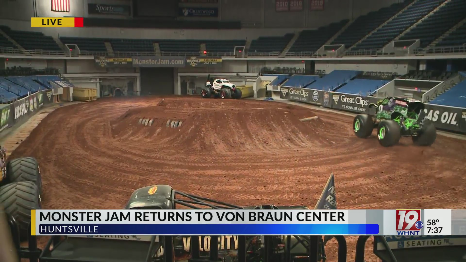 Firing Up the Monster Trucks in Preparation for Monster Jam! | March 17 ...