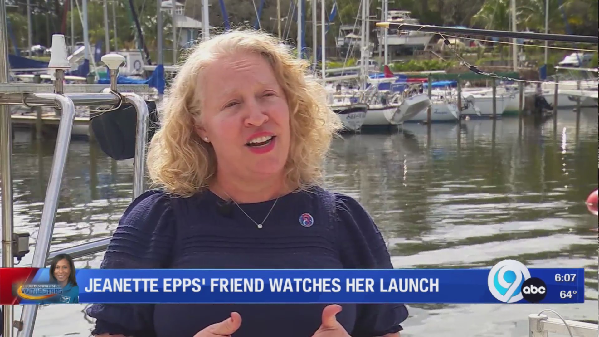 Dr. Jeanette Epps’ friend watches her launch – WSYR