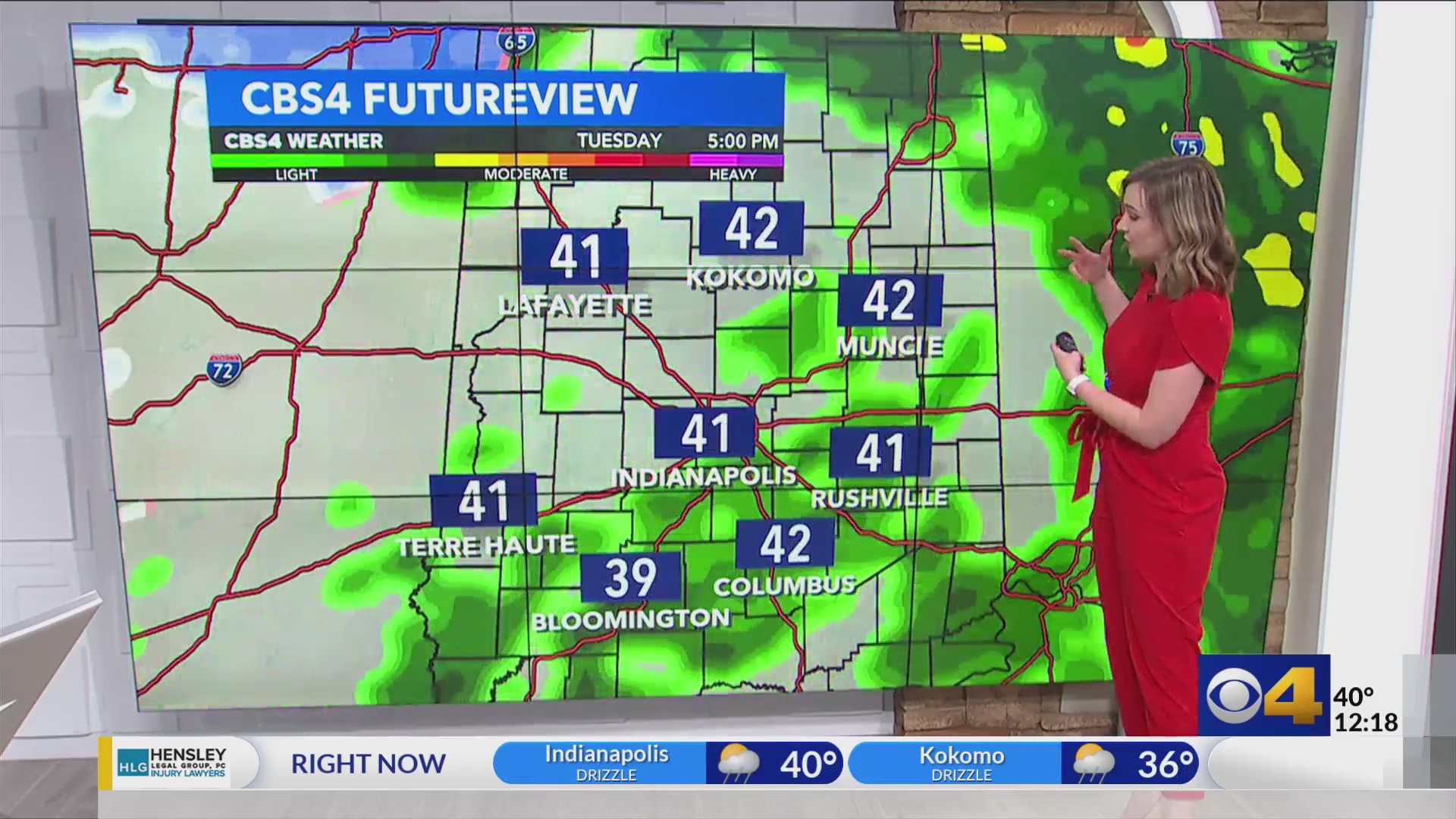 Krista forecasts a wet Tuesday – WTTV CBS4Indy