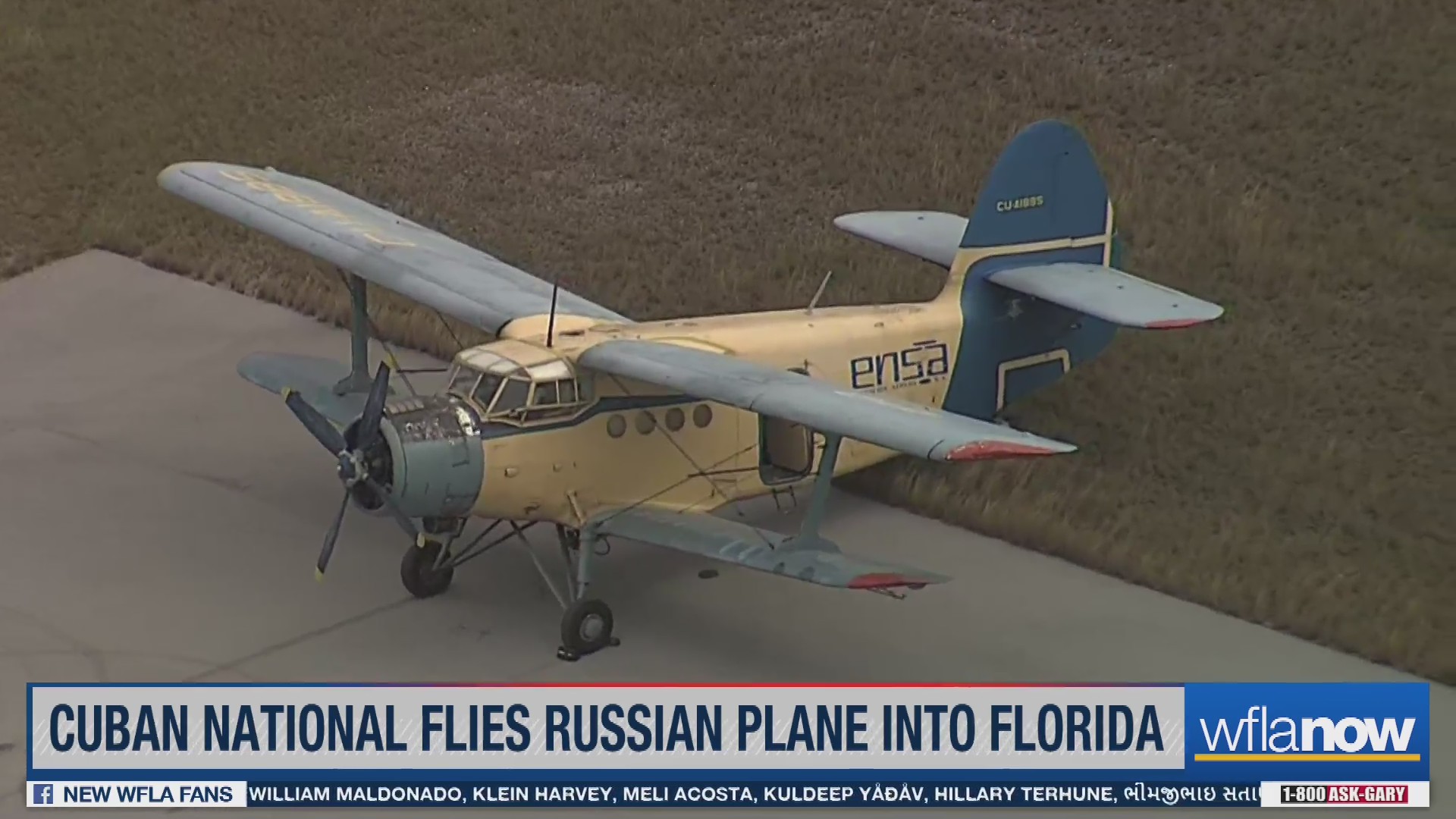 Cuban national flies Russian plane into Florida airport – WFLA