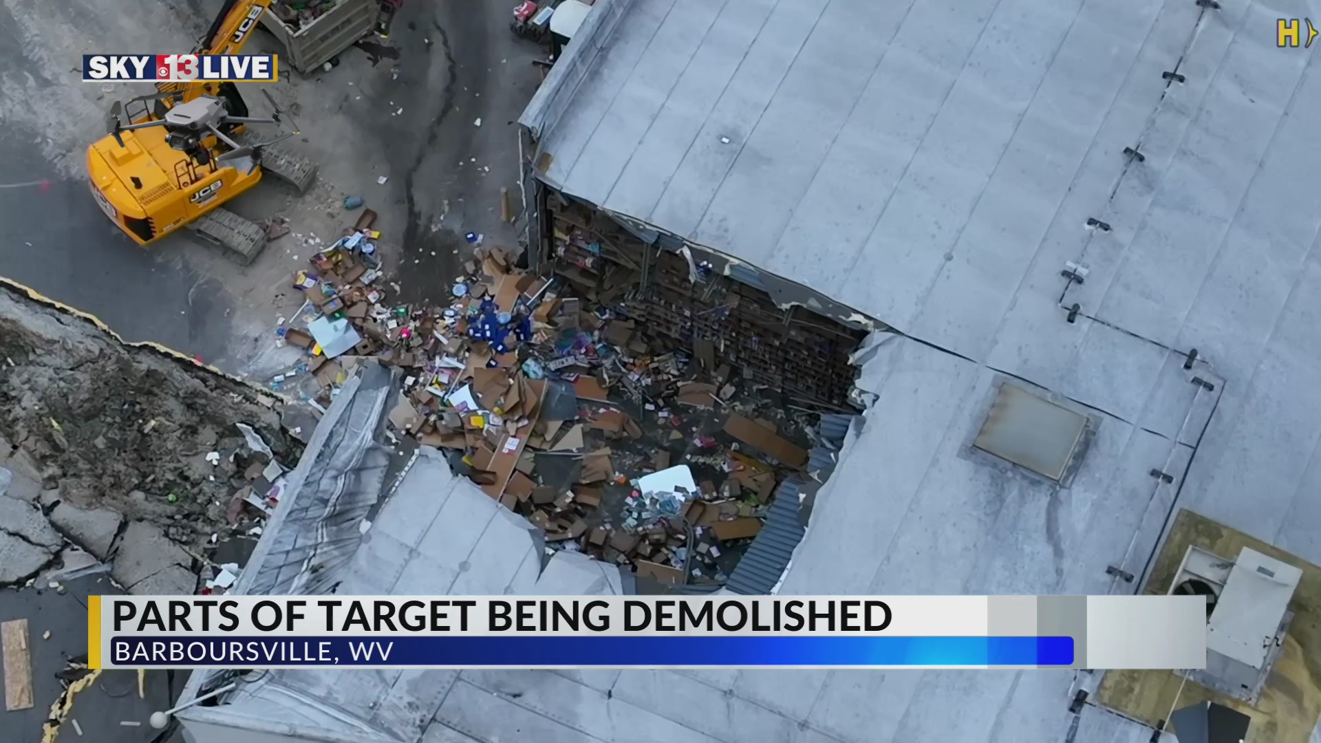 Demolition begins on parts of Barboursville Target – WOWK 13 News