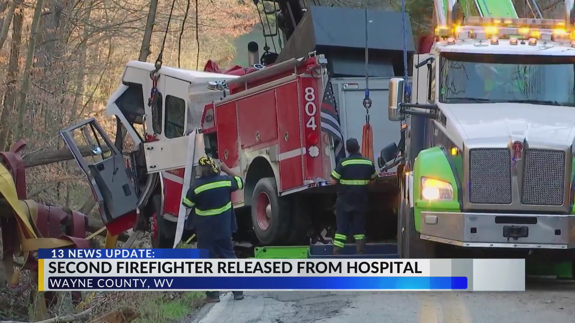 Second firefighter released from hospital after Wayne Co crash – WOWK ...
