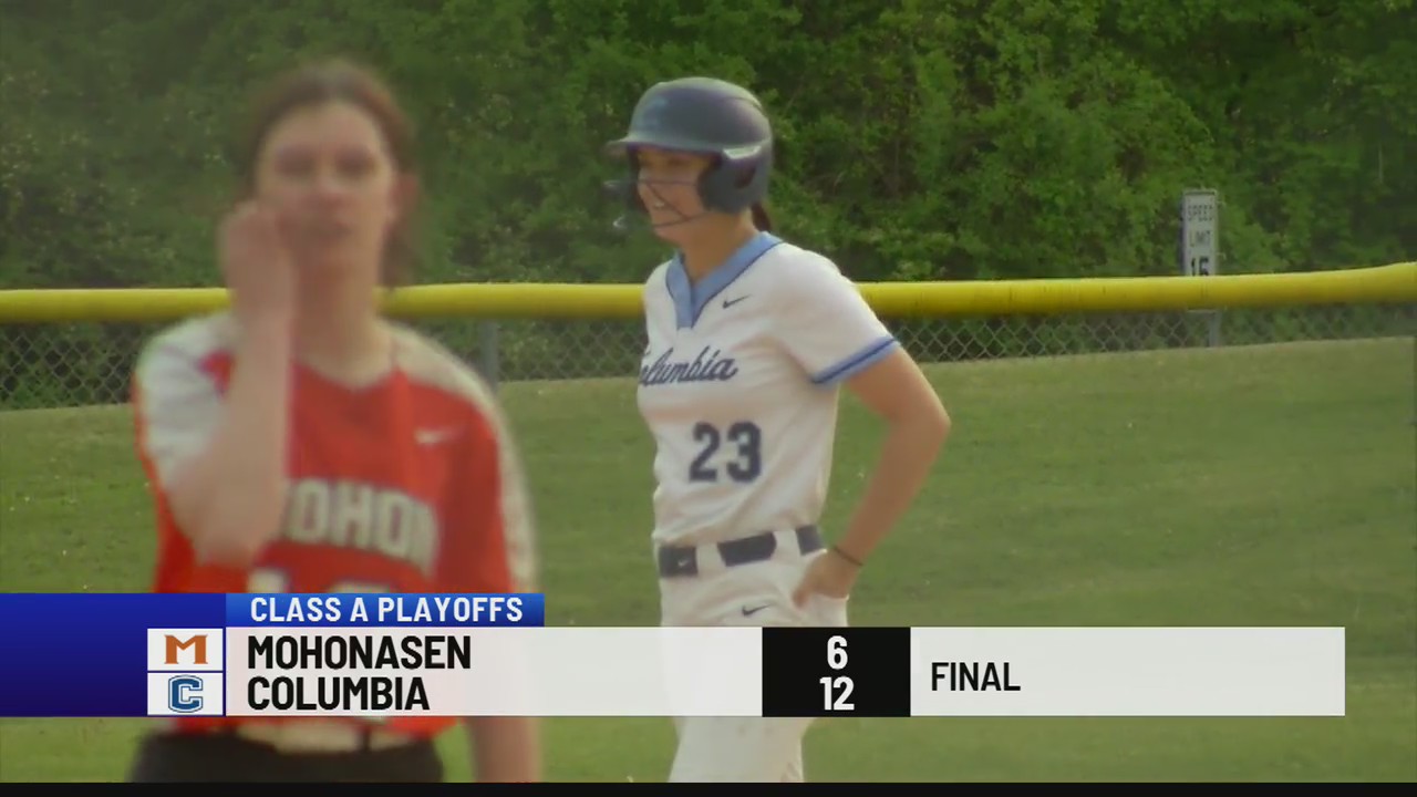 Columbia softball rolls through Mohon in Class A playoffs – NEWS10 ABC