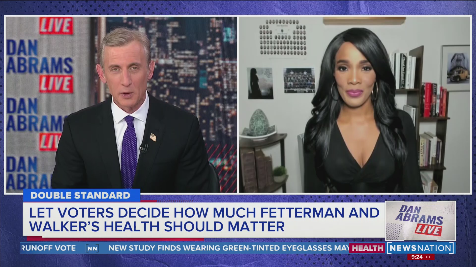 Fetterman and Walker: Is there a double standard? | Dan Abrams Live ...