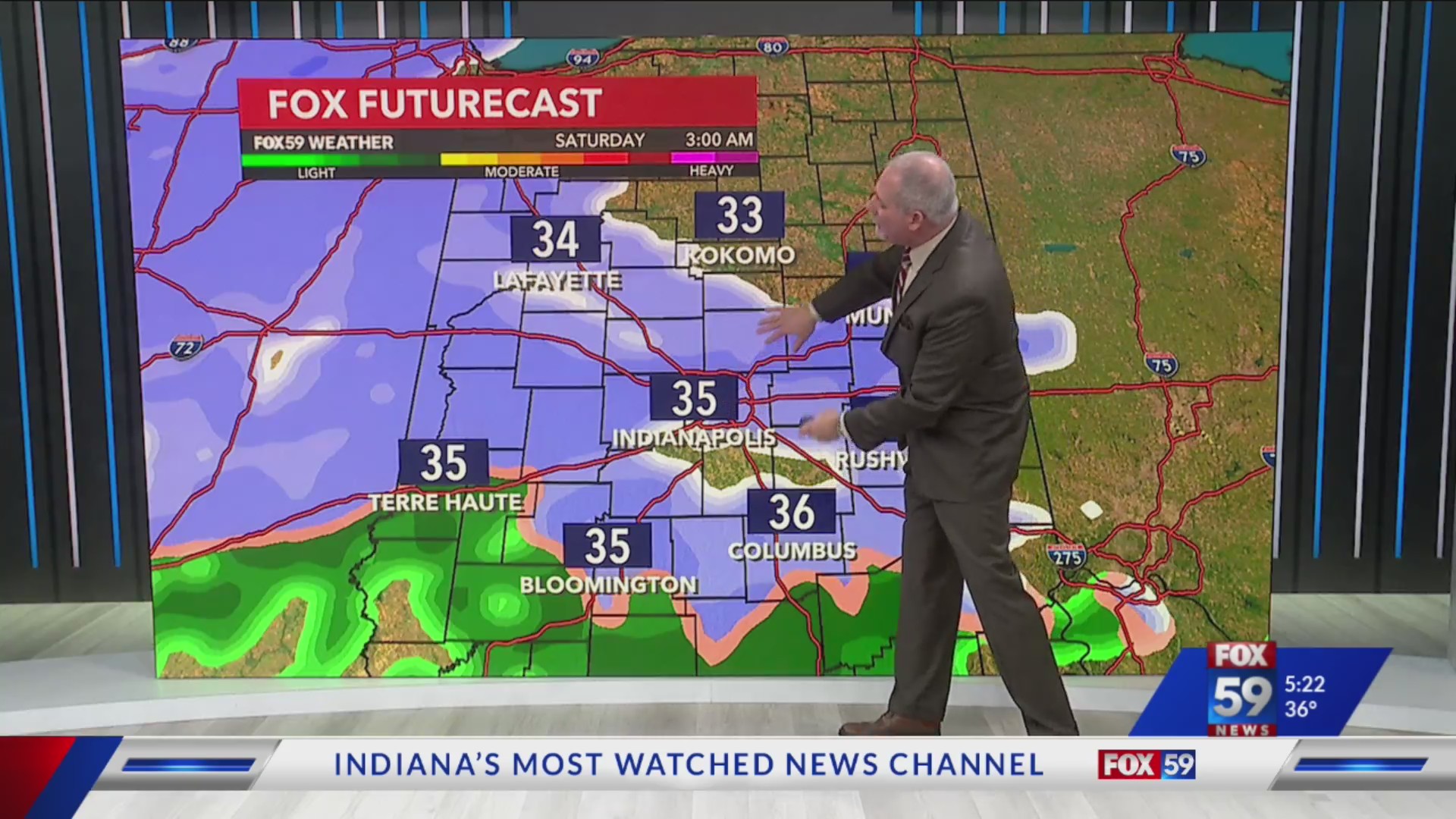 Wintry weekend with snow overnight; Pattern takes turn soon – Fox 59