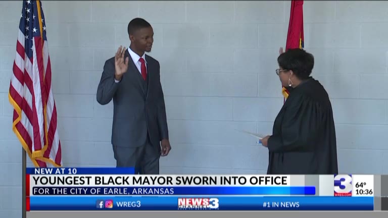 Jaylen Smith, country’s youngest black mayor, sworn in – WREG.com
