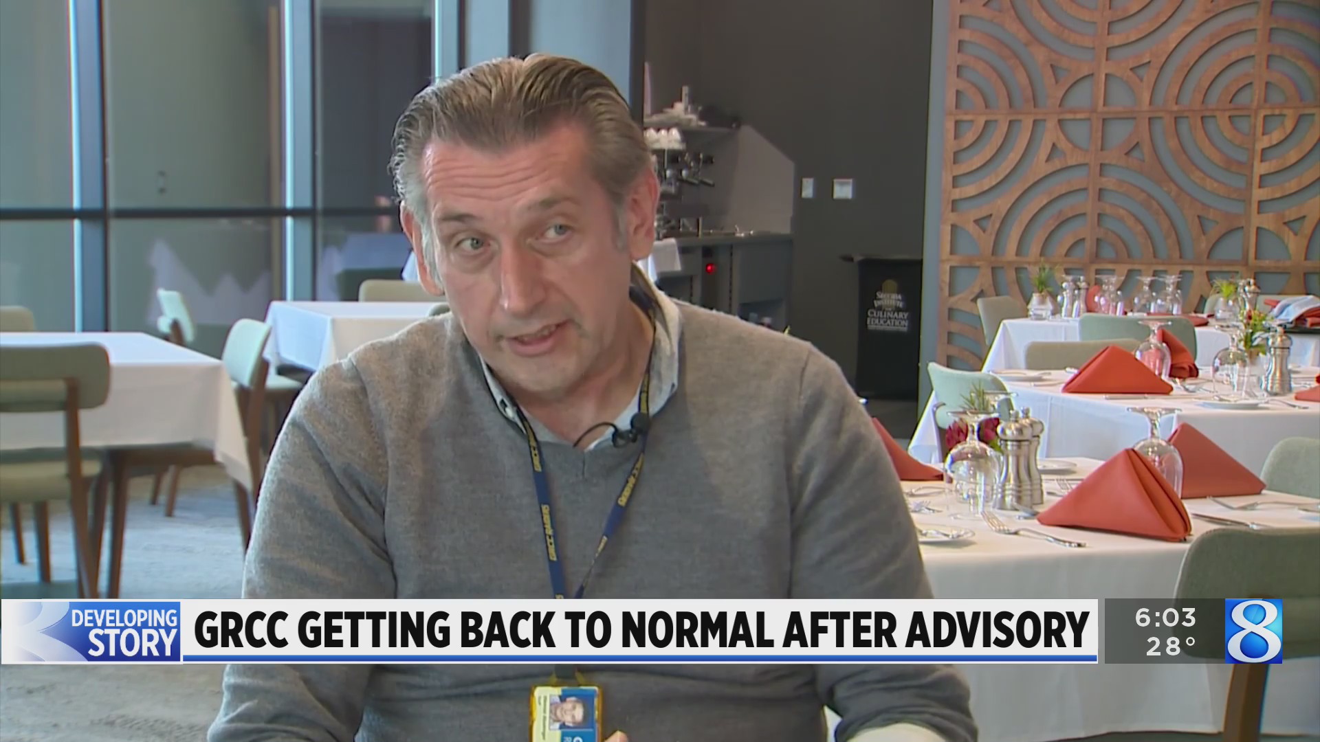 GRCC culinary program grapples with boil advisory – WOODTV.com