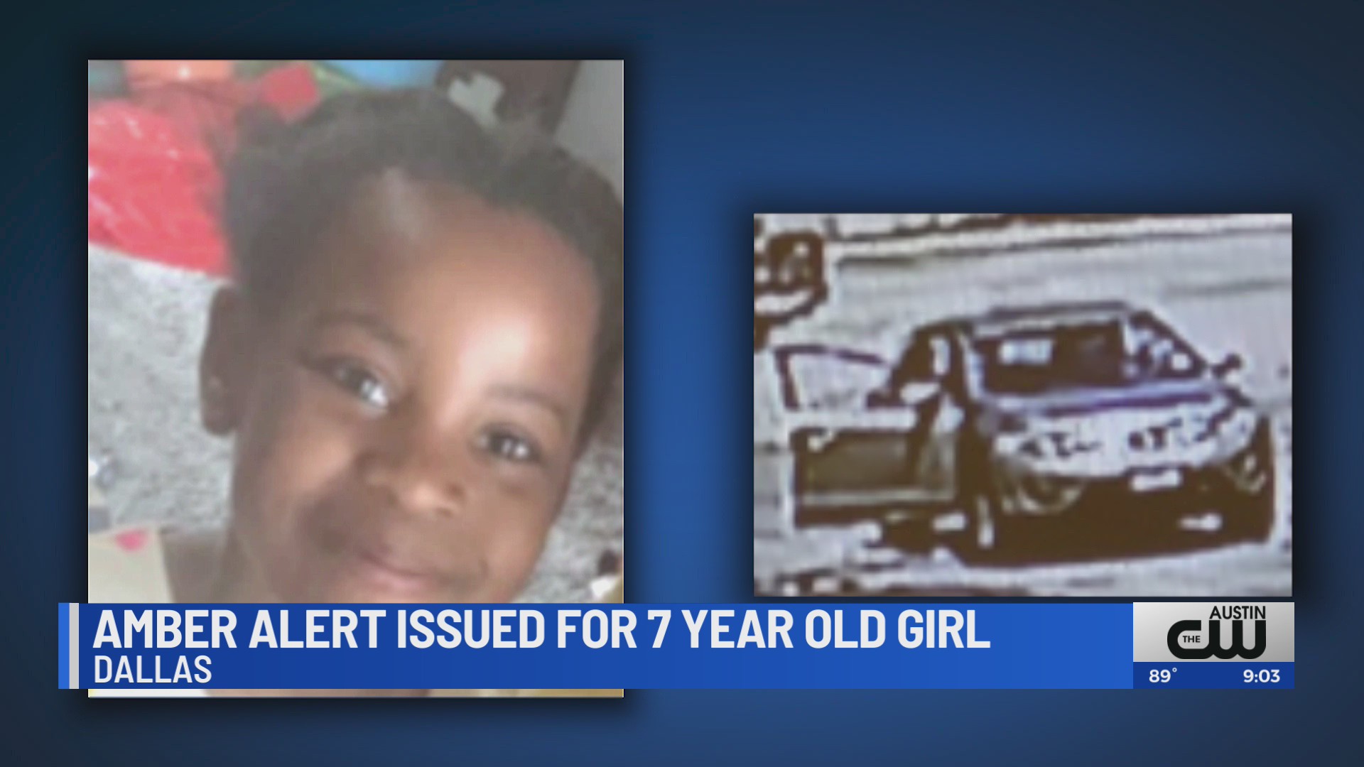AMBER Alert issued as Dallas Police search for abducted 7-year-old girl ...