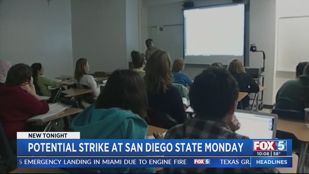 Potential Strike At SDSU Monday – FOX 5 San Diego & KUSI News