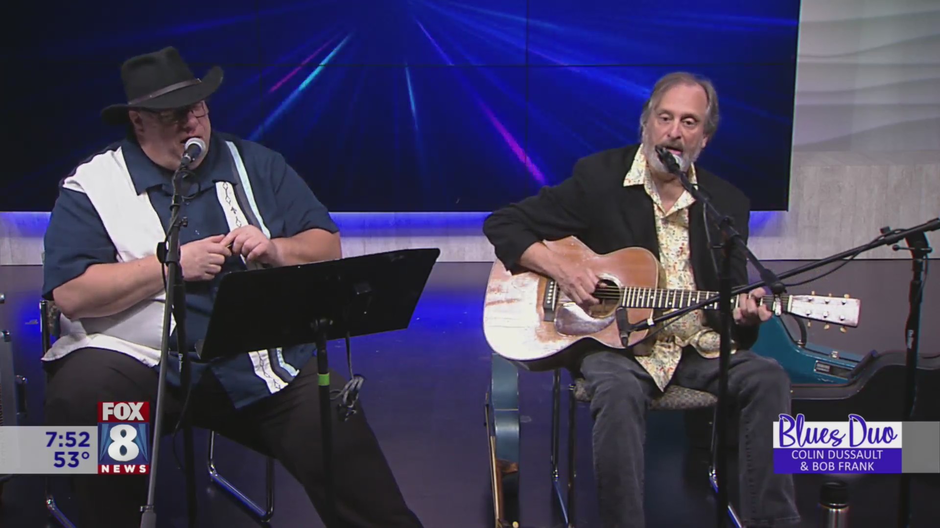 Blues Duo: Colin Dussault & Bob Frank – Fox 8 Cleveland WJW