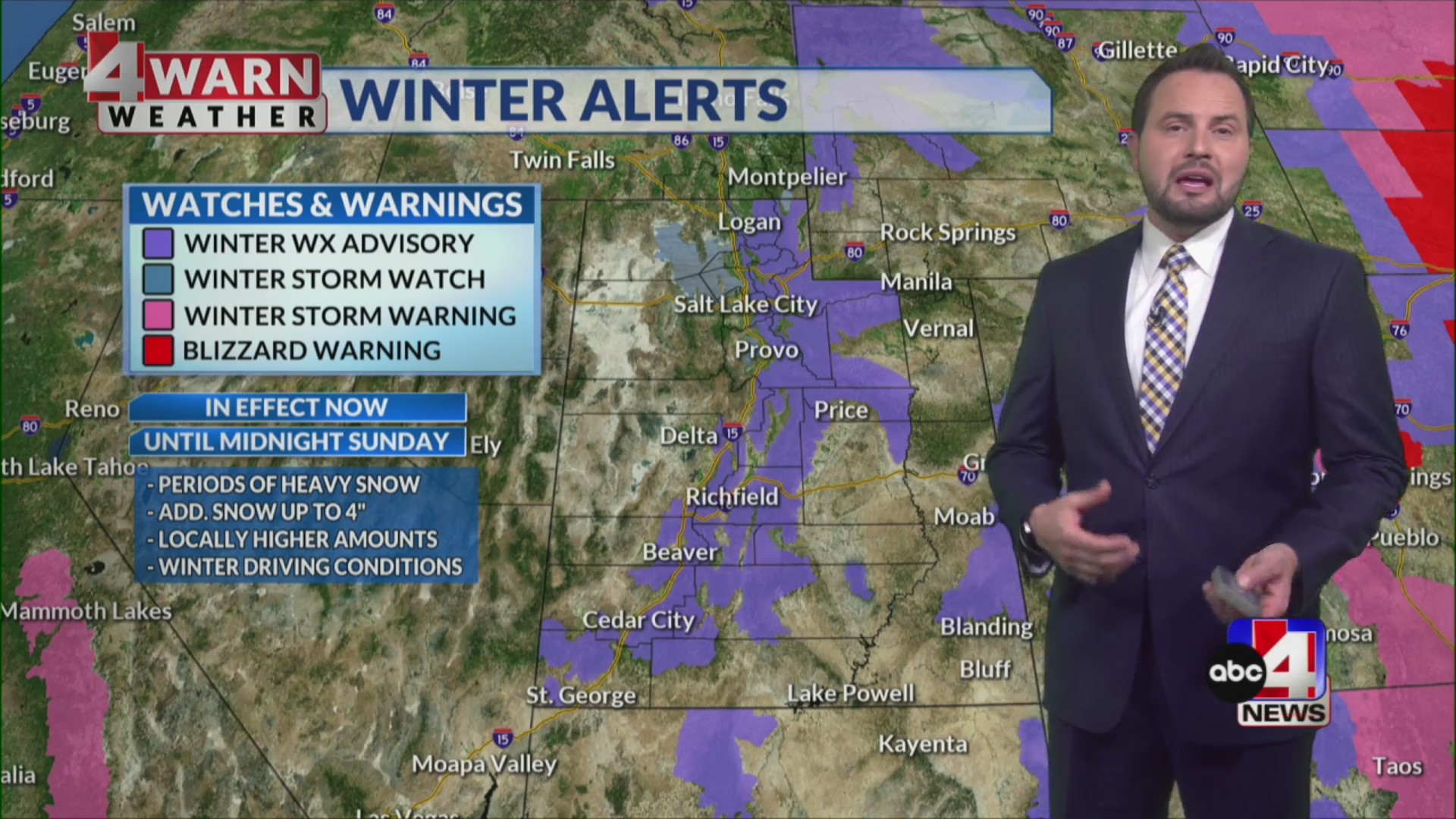 Winter snaps back as cold spring storm hits Utah – ABC4 Utah