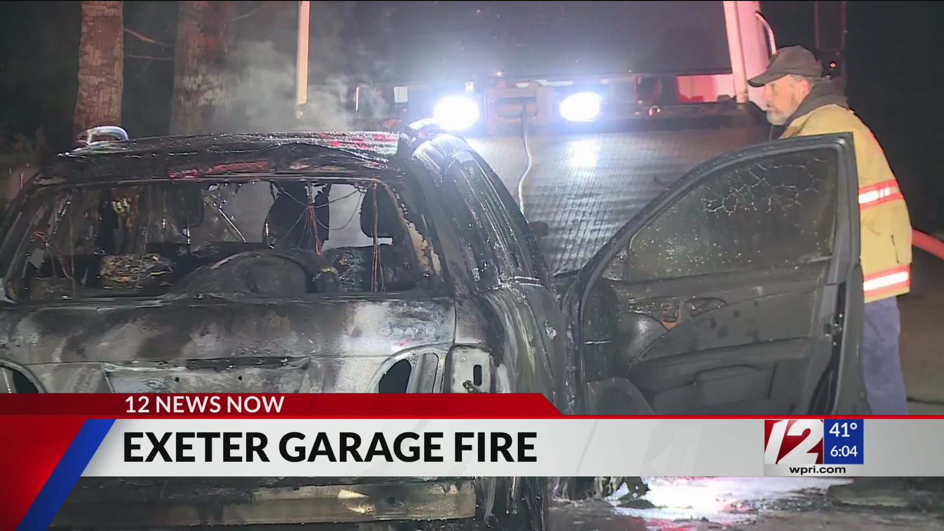 Crews respond to fire at Exeter auto repair shop – WPRI.com