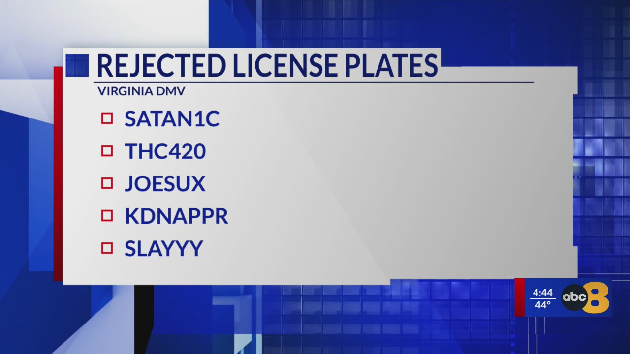 DMV rejects hundreds of personalized license plates every year — here’s ...