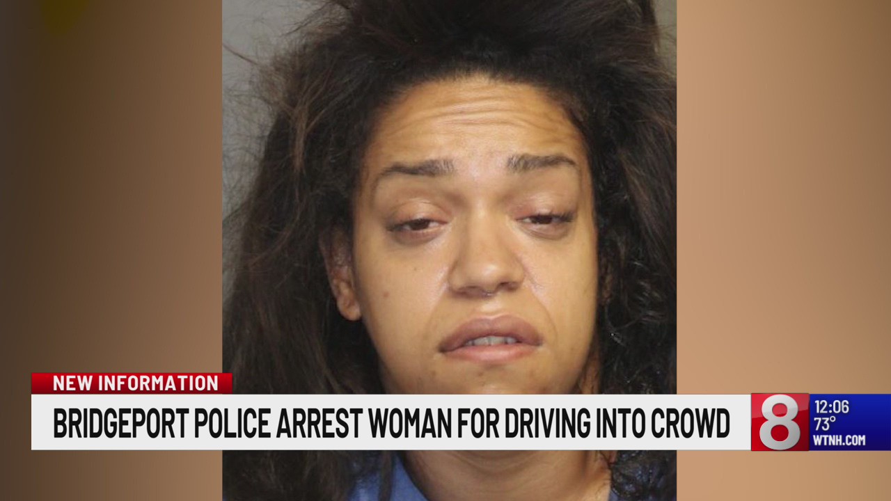 BRidgeport police arrest woman who allegedly drove into crowd – WTNH.com