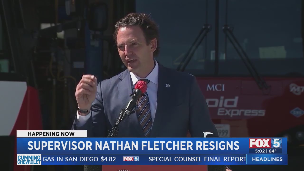 Supervisor Nathan Fletcher Resigns Fox 5 San Diego And Kusi News
