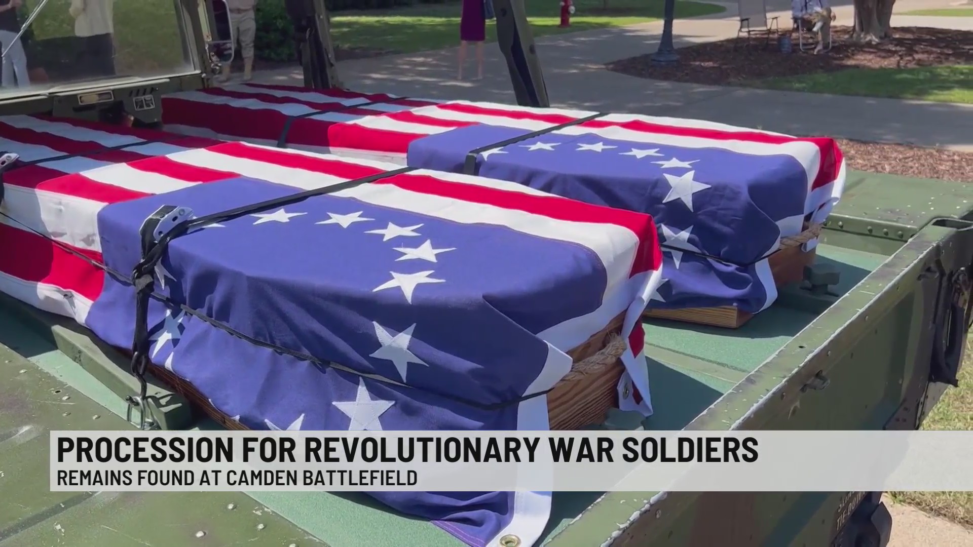Remains of Revolutionary War soldiers return to Camden following ...