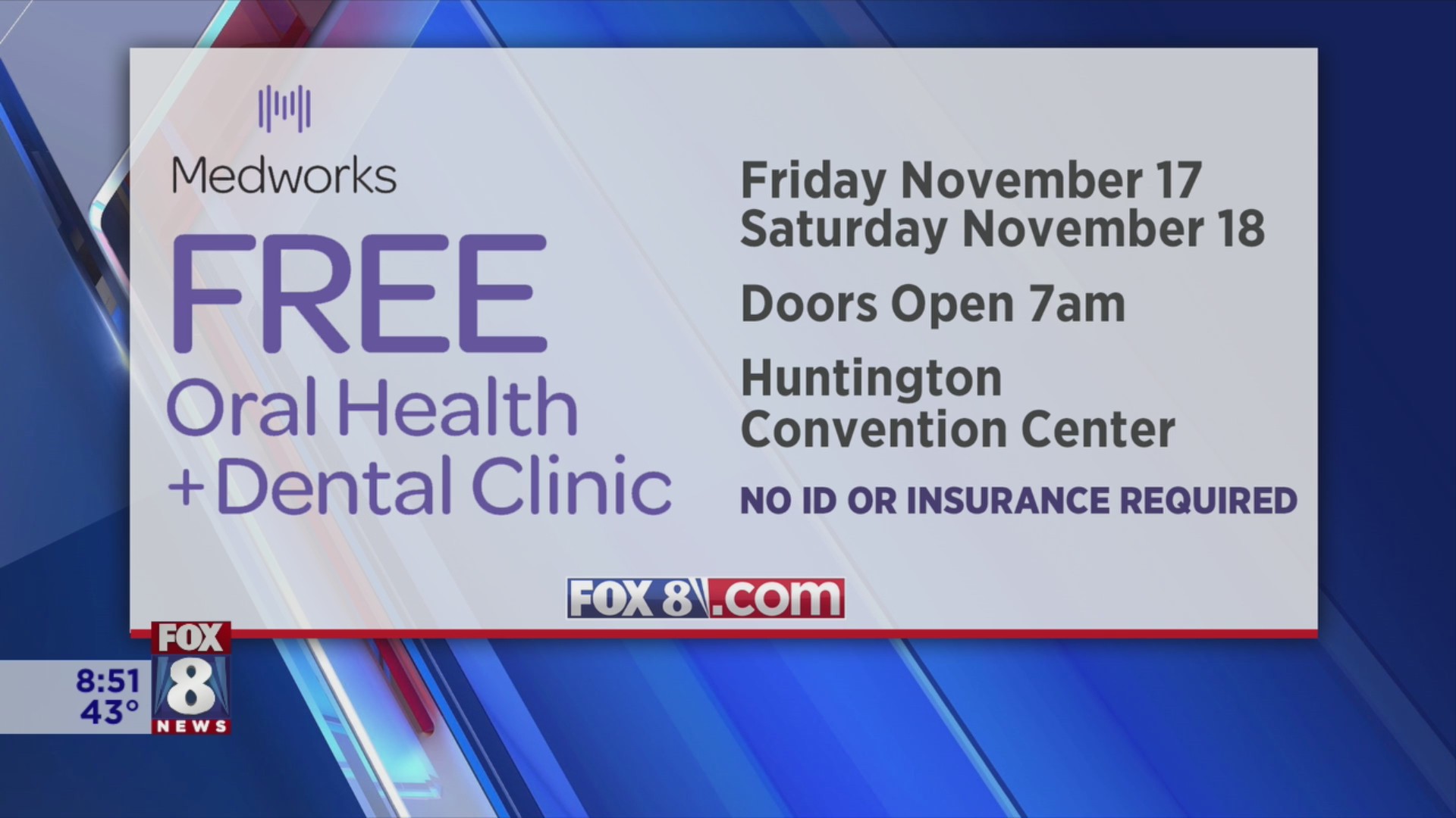 Medworks hosts FREE 2-day Dental Clinic – Fox 8 Cleveland WJW
