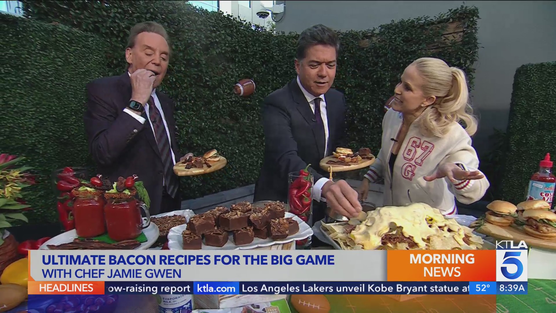 Chef Jamie Gwen brings home the bacon for Super Bowl Sunday – KTLA