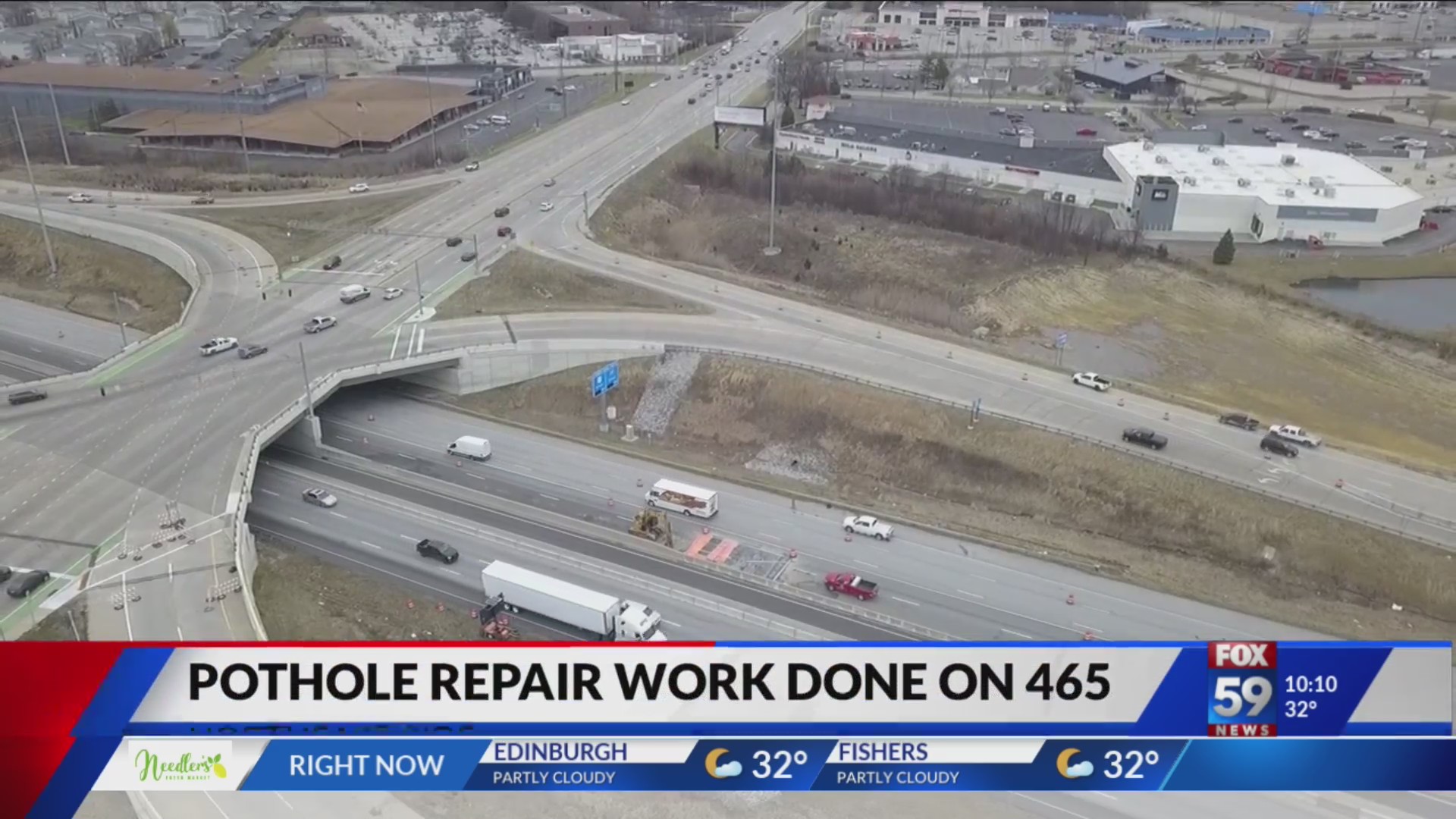 INDOT digs ‘huge’ hole on 465 to repair and prevent pothole – Fox 59