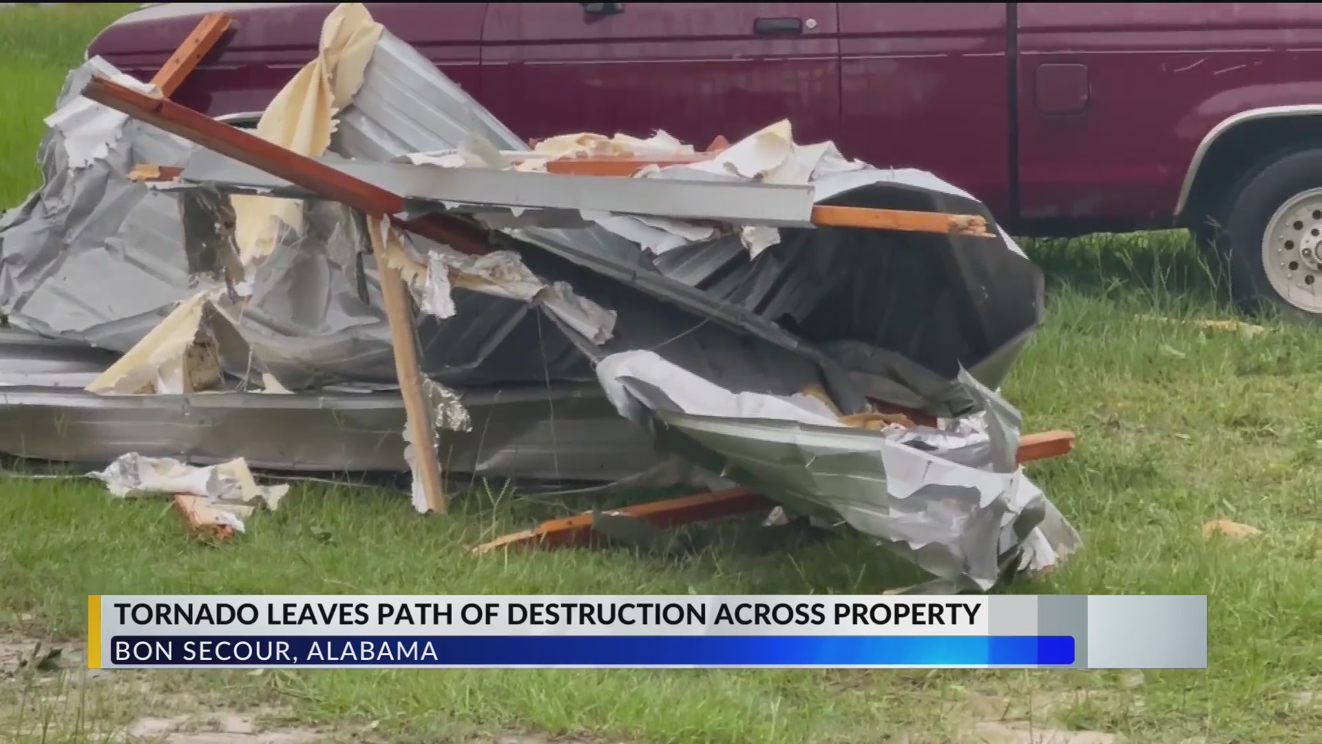 Tornado leaves path of destruction in Bon Secour, Alabama. – WKRG News 5