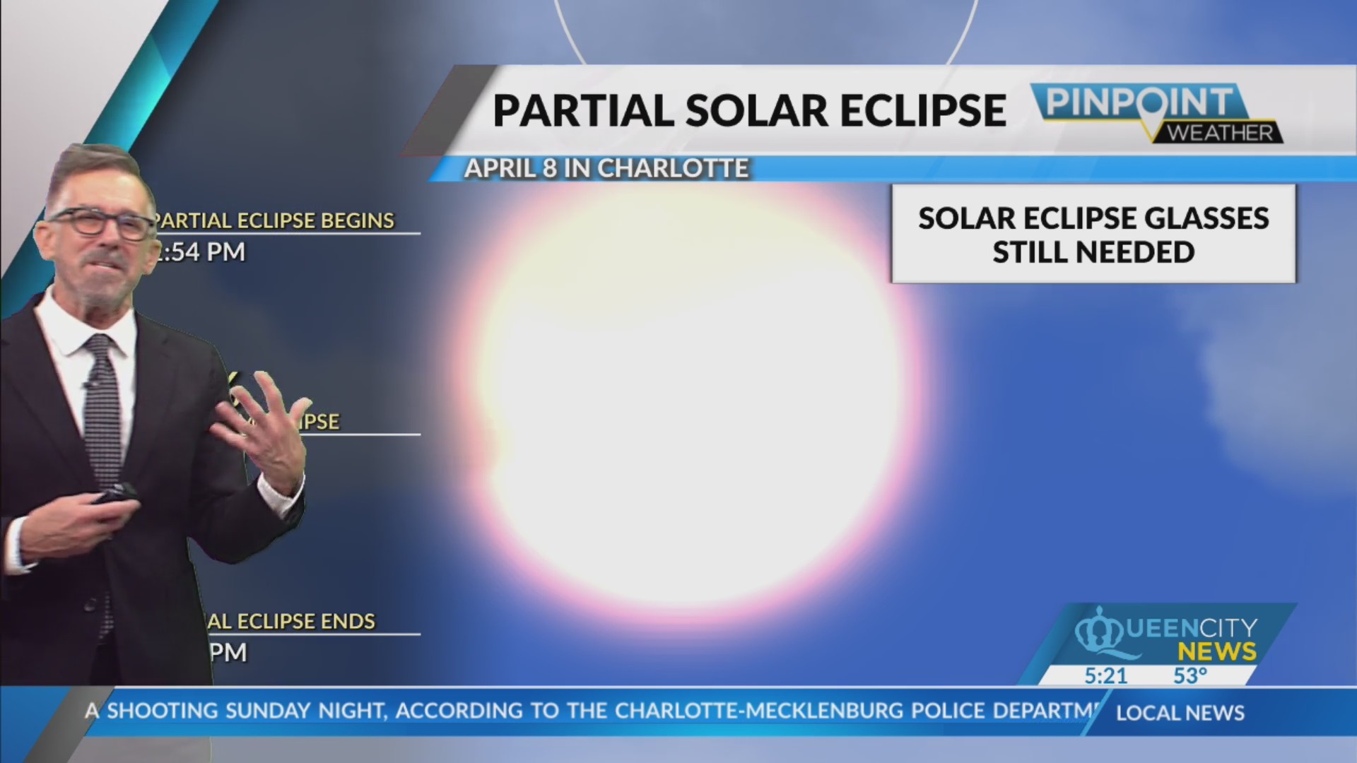 Monday Eclipse Forecast: Mainly sunny in Charlotte – Queen City News