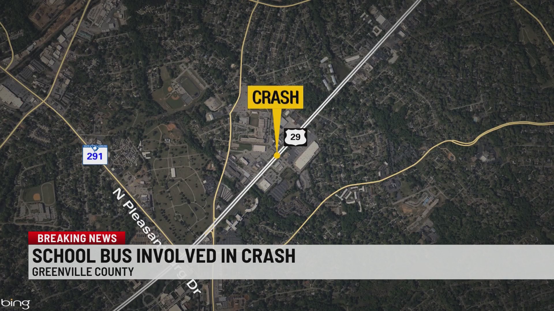 School bus involved in crash in Greenville Co. – WSPA 7NEWS