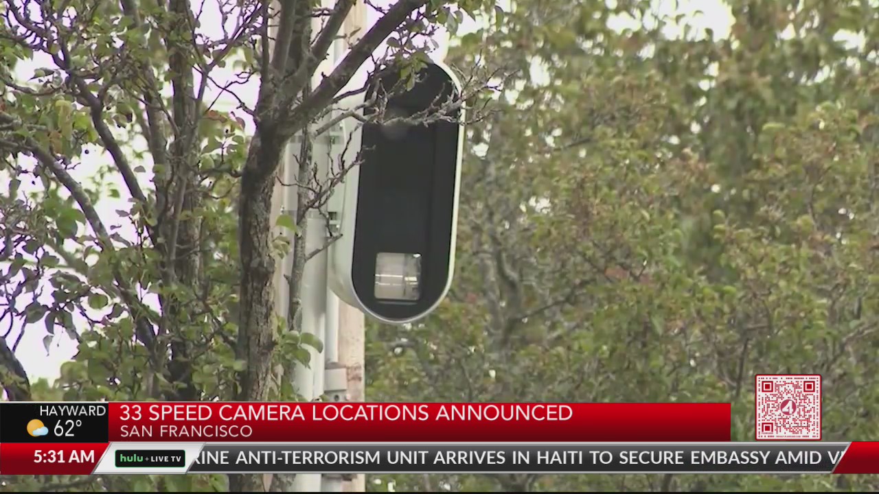 33 speed camera locations announced – KRON4