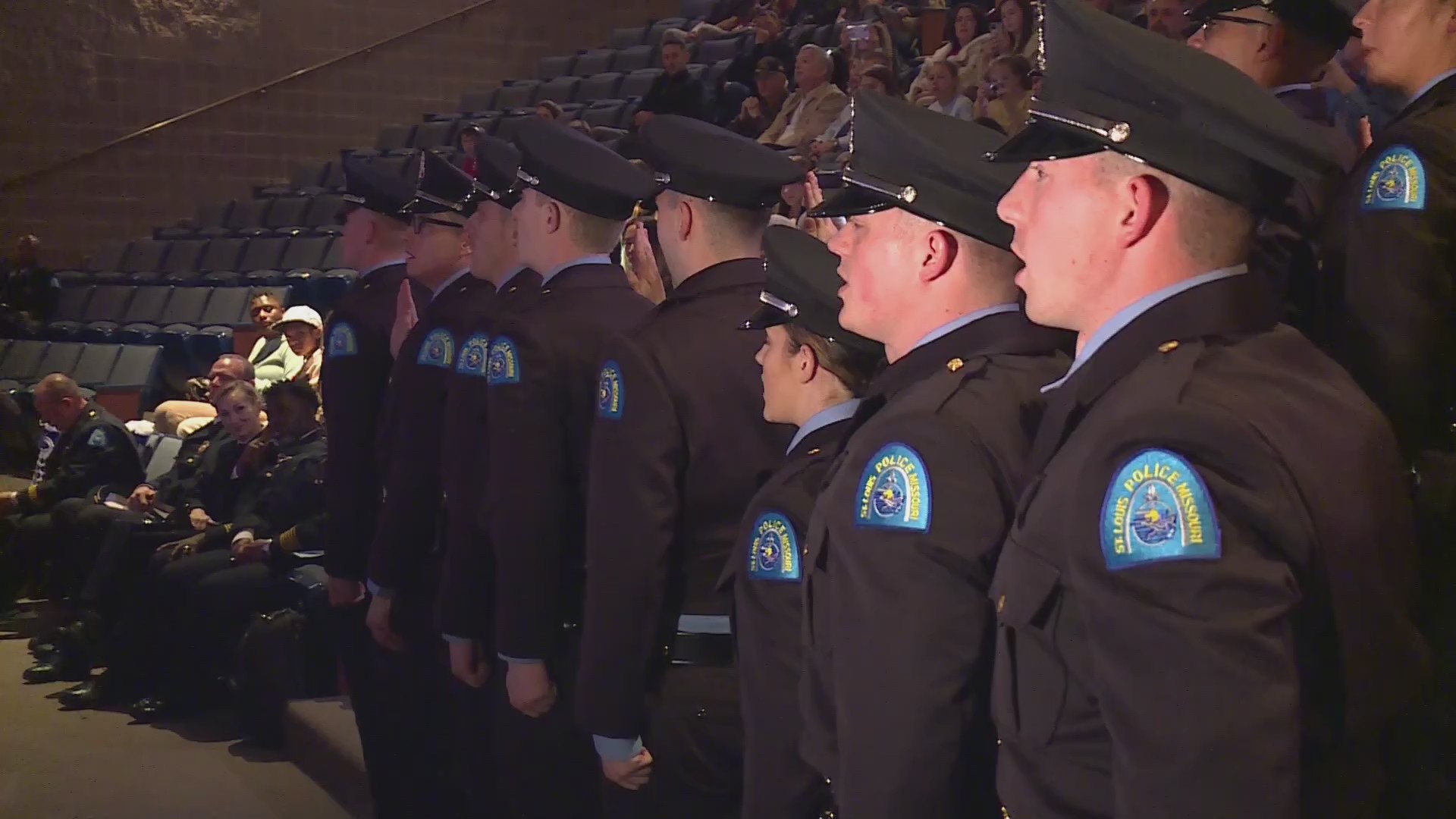 Thirteen recruits sworn in as latest class of St. Louis police officers ...
