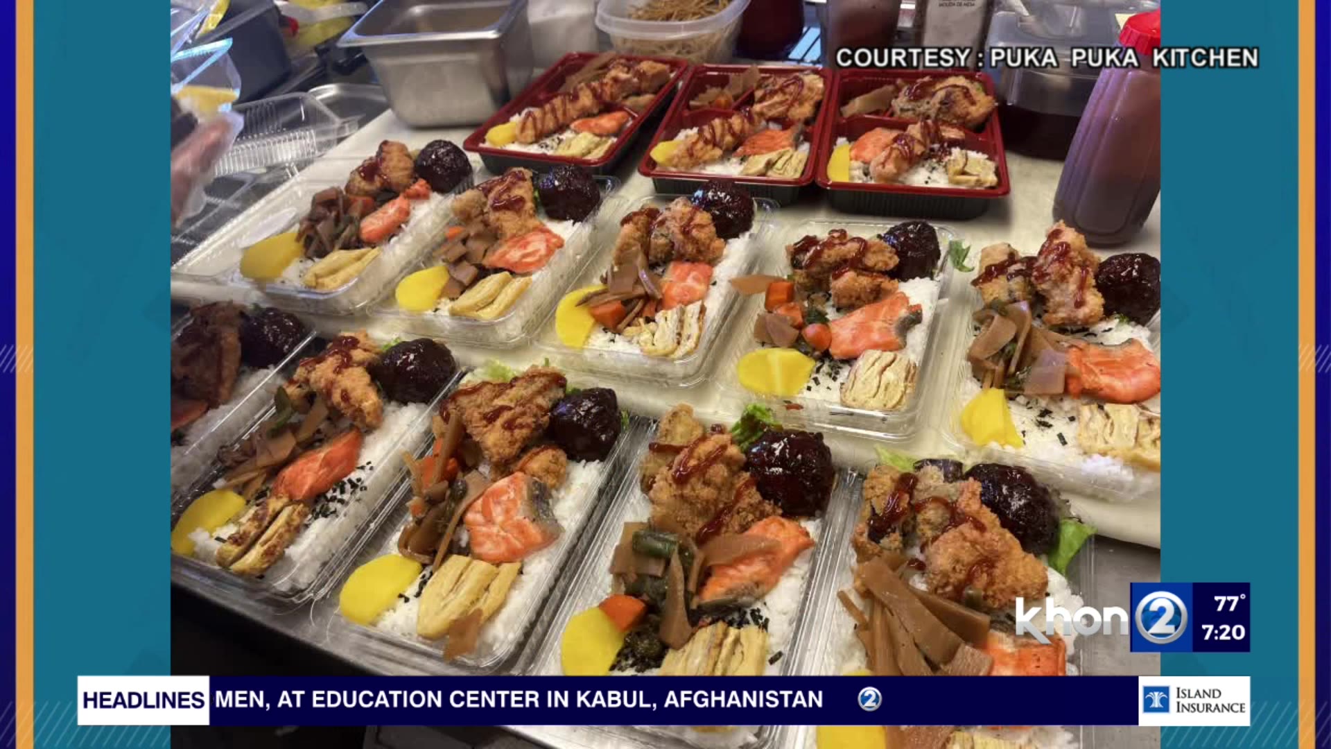 Food 2 Go – Puka Puka Kitchen – KHON2