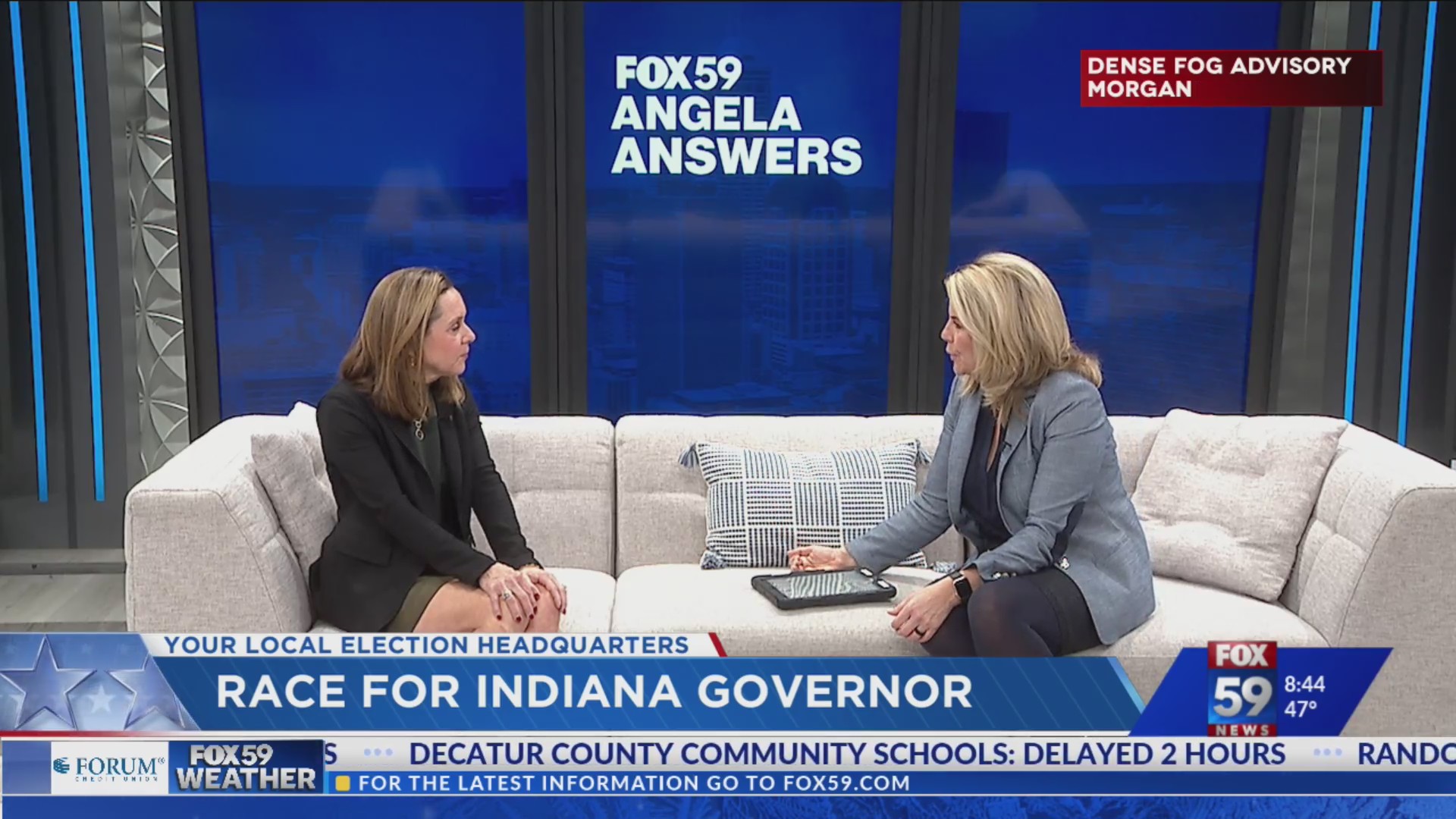 Angela Answers: Indiana Republican Gubernatorial Candidate Forum – Fox 59
