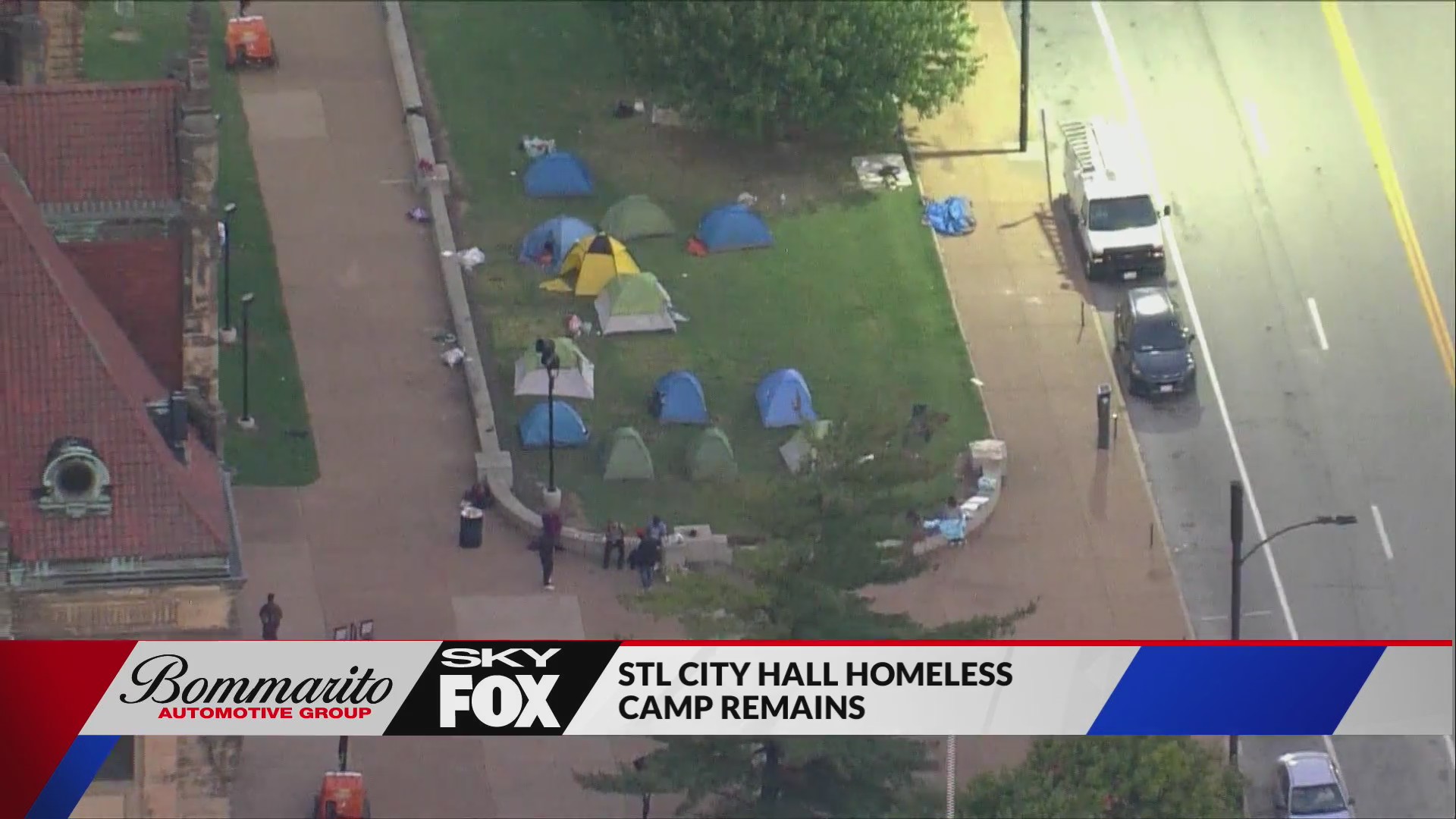 St. Louis City Hall homeless camp remains – FOX 2