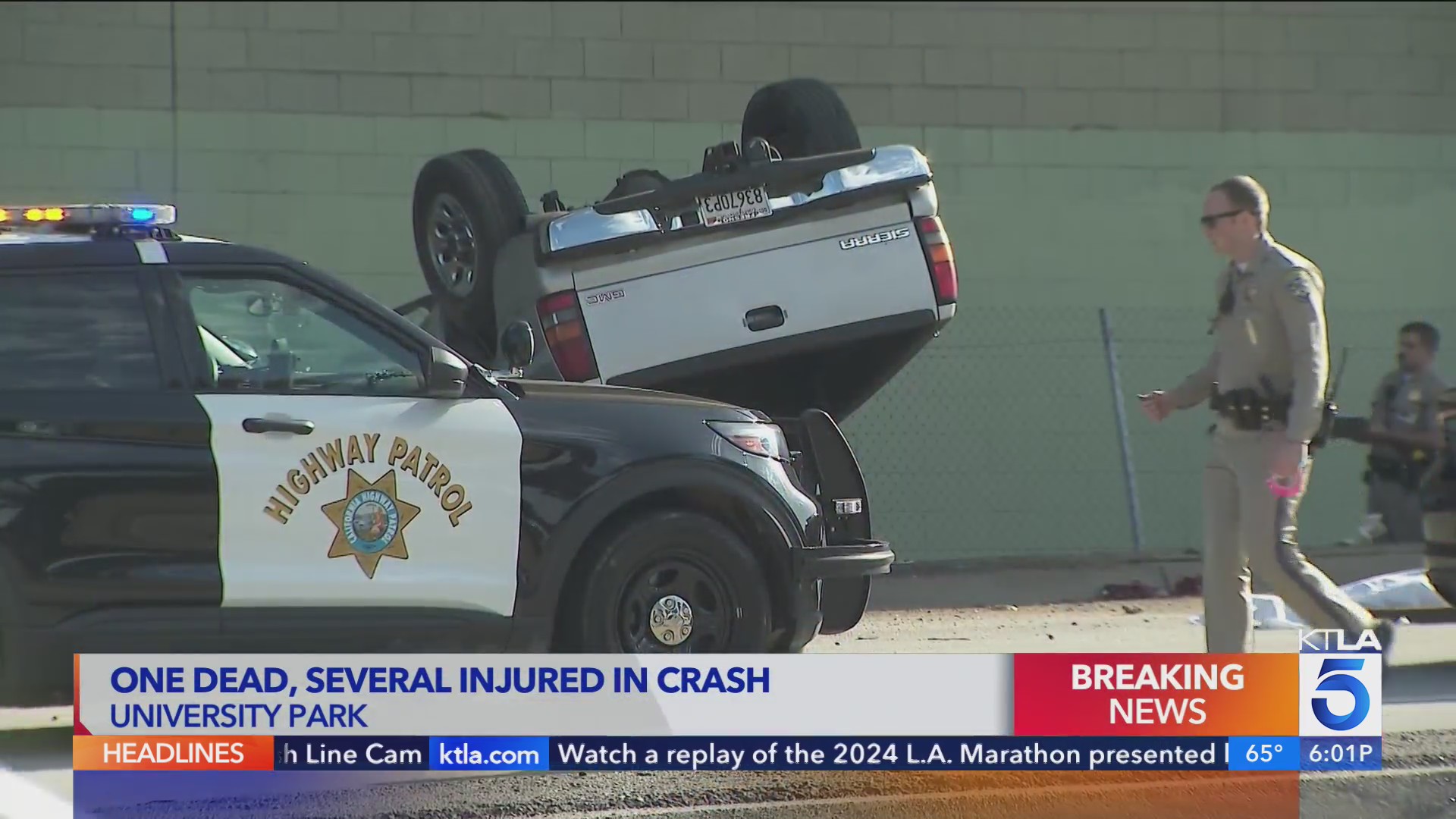 10 Freeway closed westbound after fatal crash leaves one dead, five ...