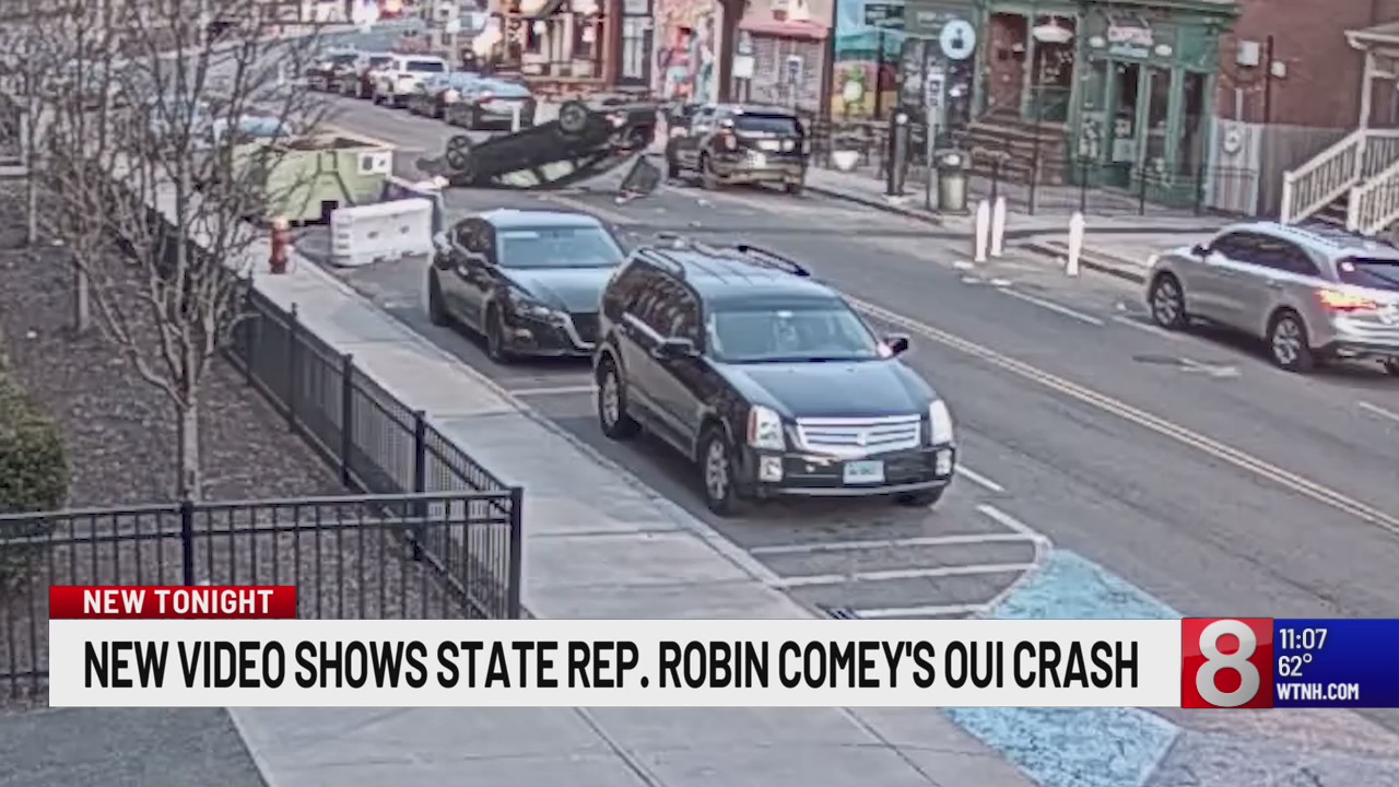 Video shows Sate Rep. Robin Comey’s OUI crash – WTNH.com