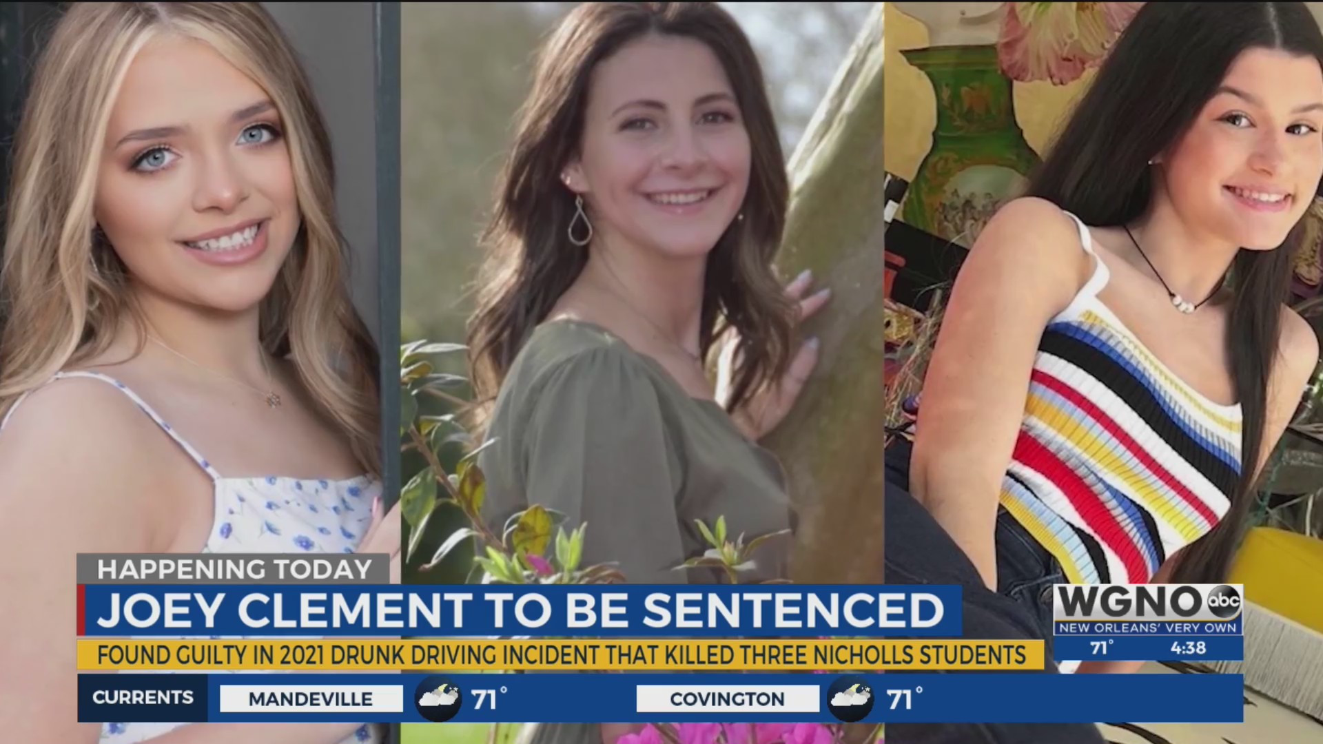 Joey Clement up for sentencing – WGNO