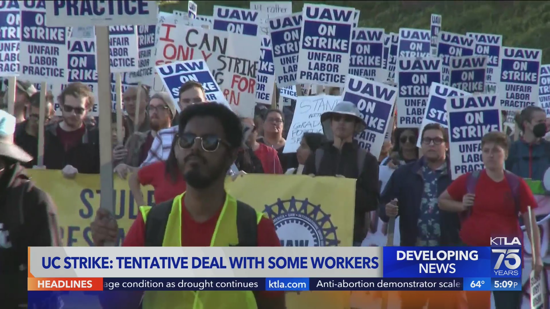 UC Strike: Tentative deal reach with some workers – KTLA