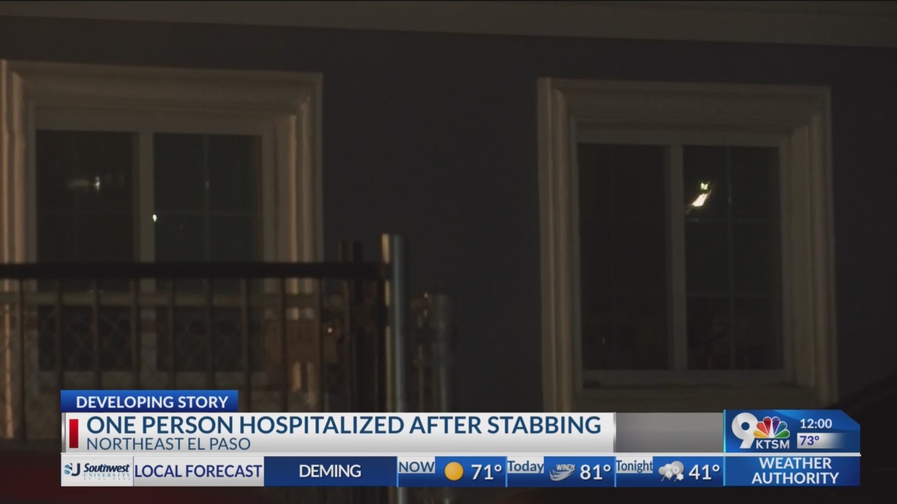 One person in hospital after stabbing in Northeast. – KTSM 9 News