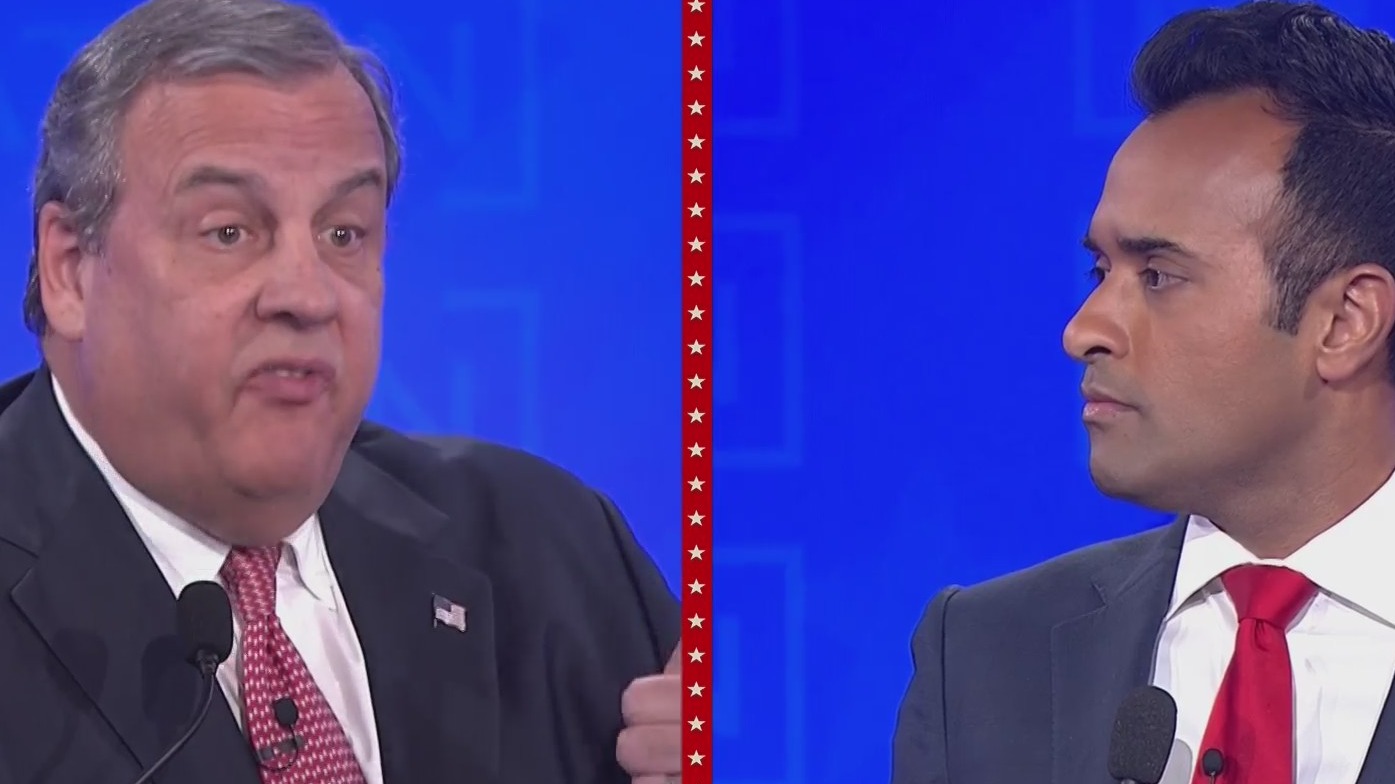 Vivek Ramaswamy and Chris Christie spar over Ukraine and foreign policy ...