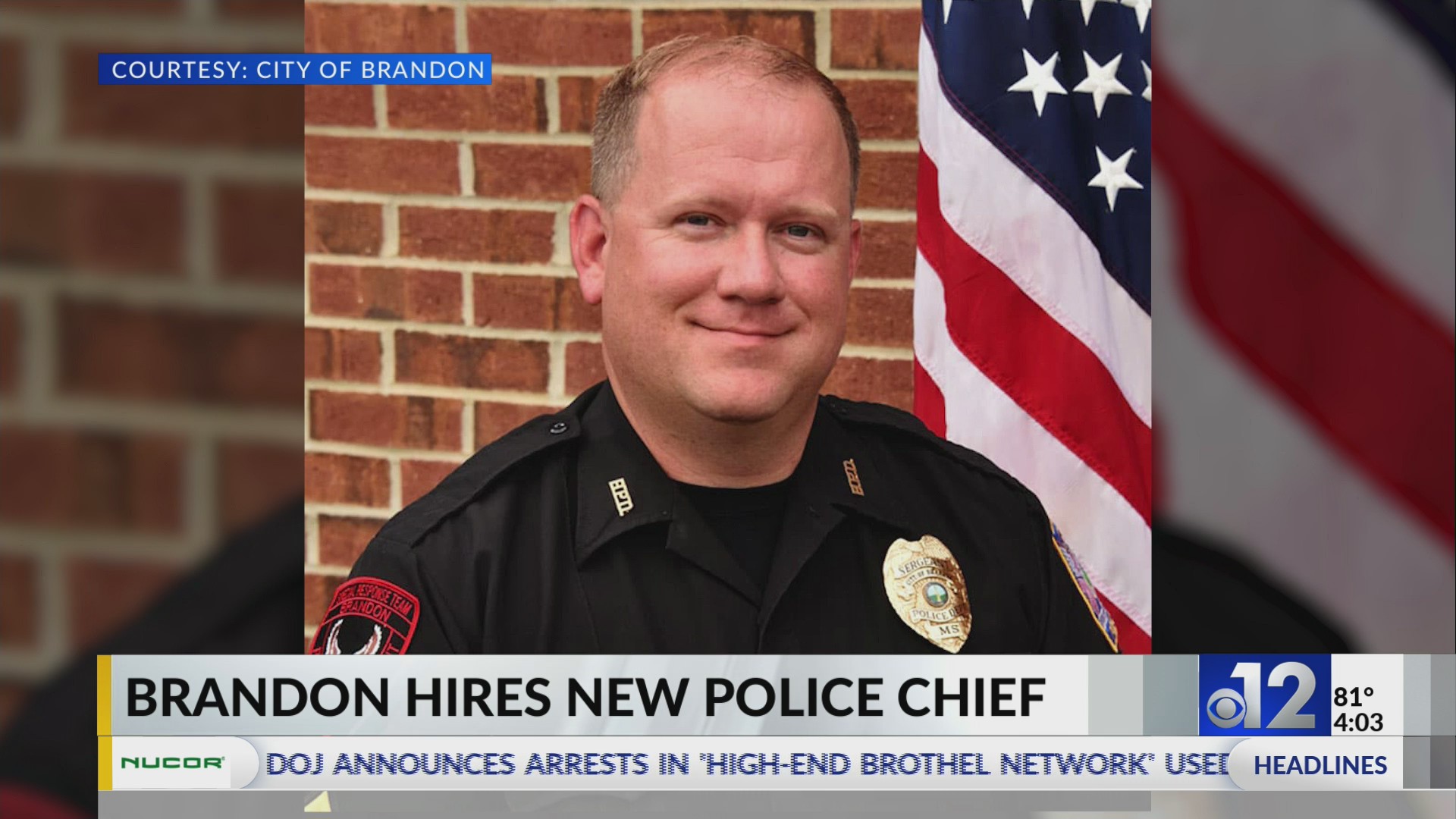 Joseph French named new Brandon police chief – WJTV