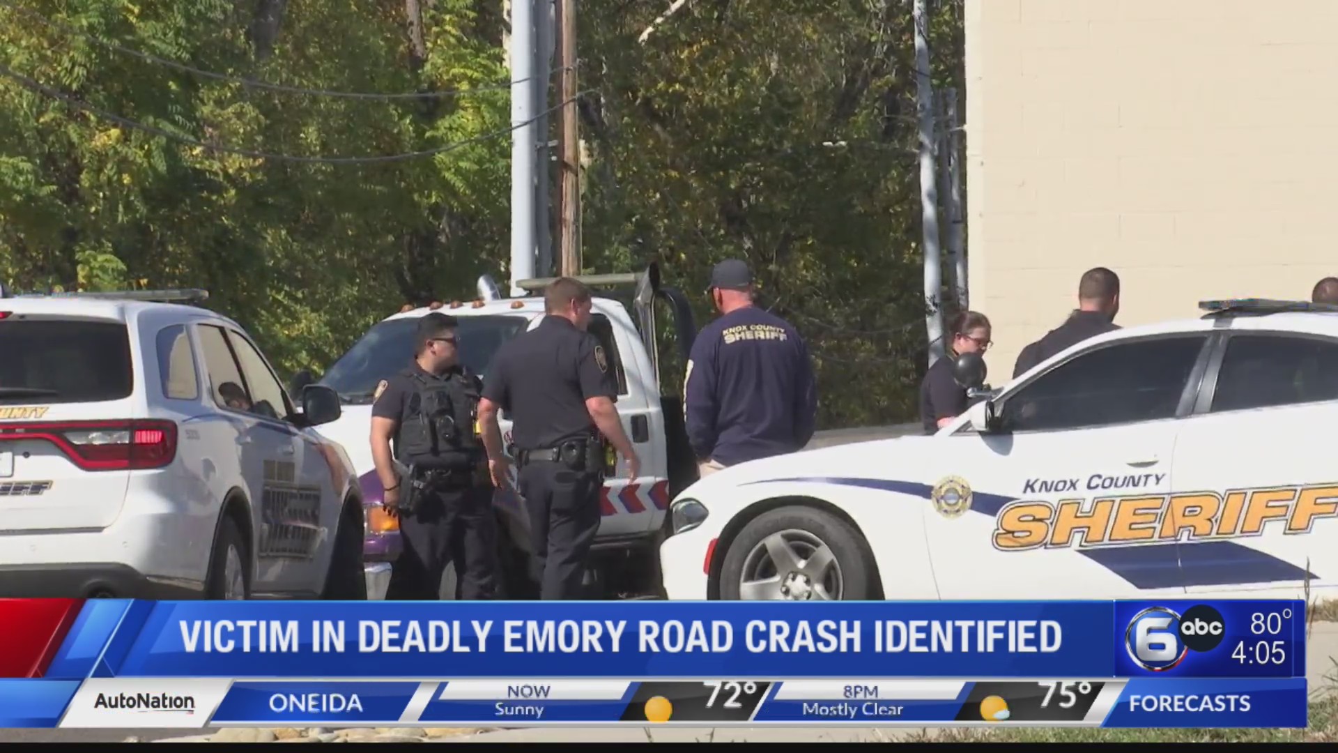 Victim in deadly Emory Road crash identified – WATE 6 On Your Side