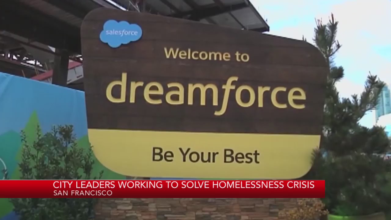 Ahead of Dreamforce, SF leaders working to solve homelessness crisis ...