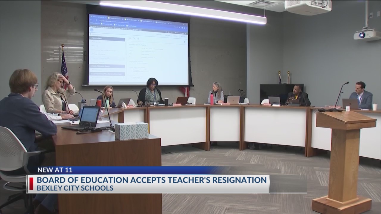 Bexley board accepts teacher’s resignation, vows change – NBC4 WCMH-TV