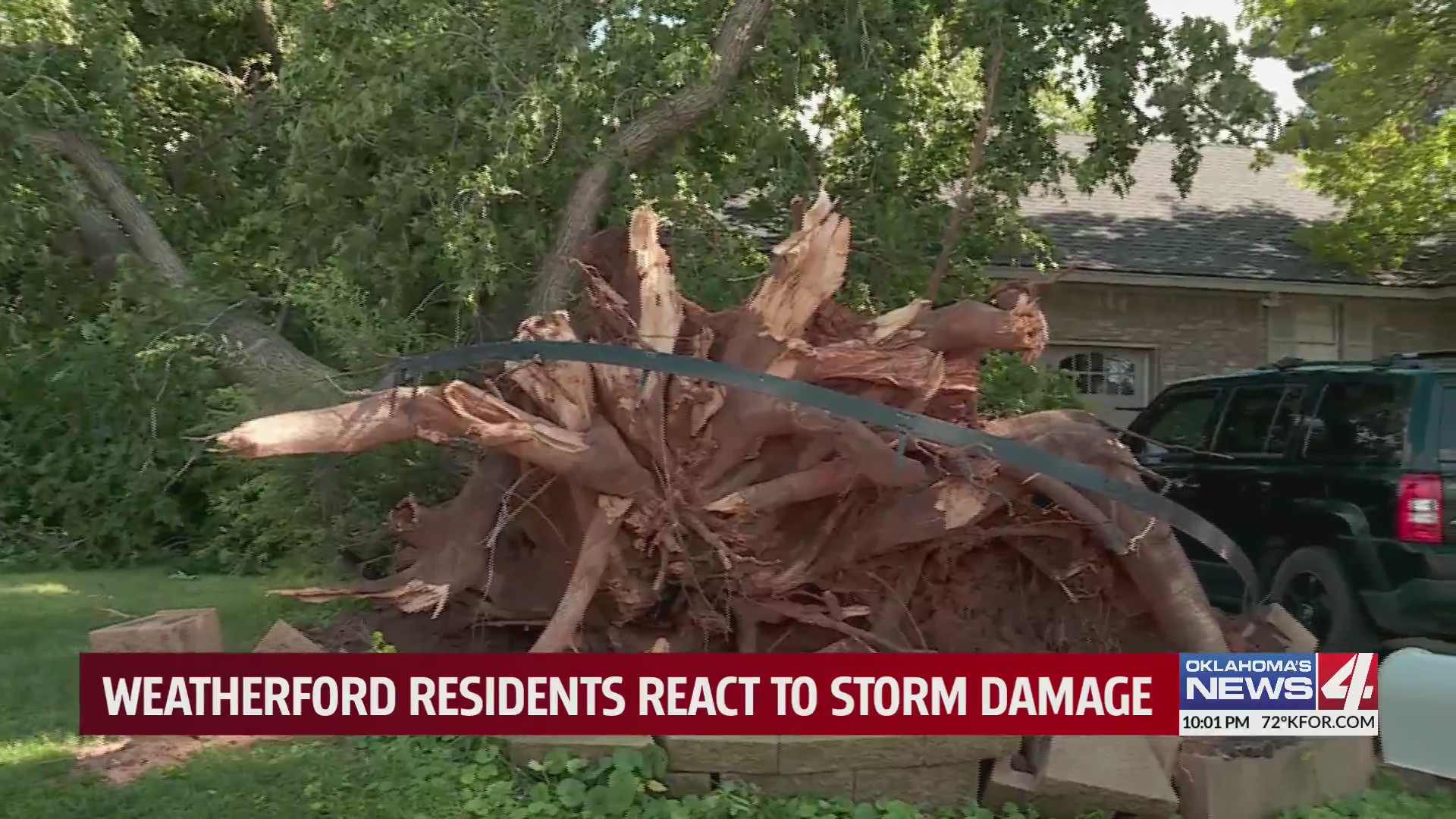 ‘I was just so shocked’: Weatherford residents react to storm damage ...