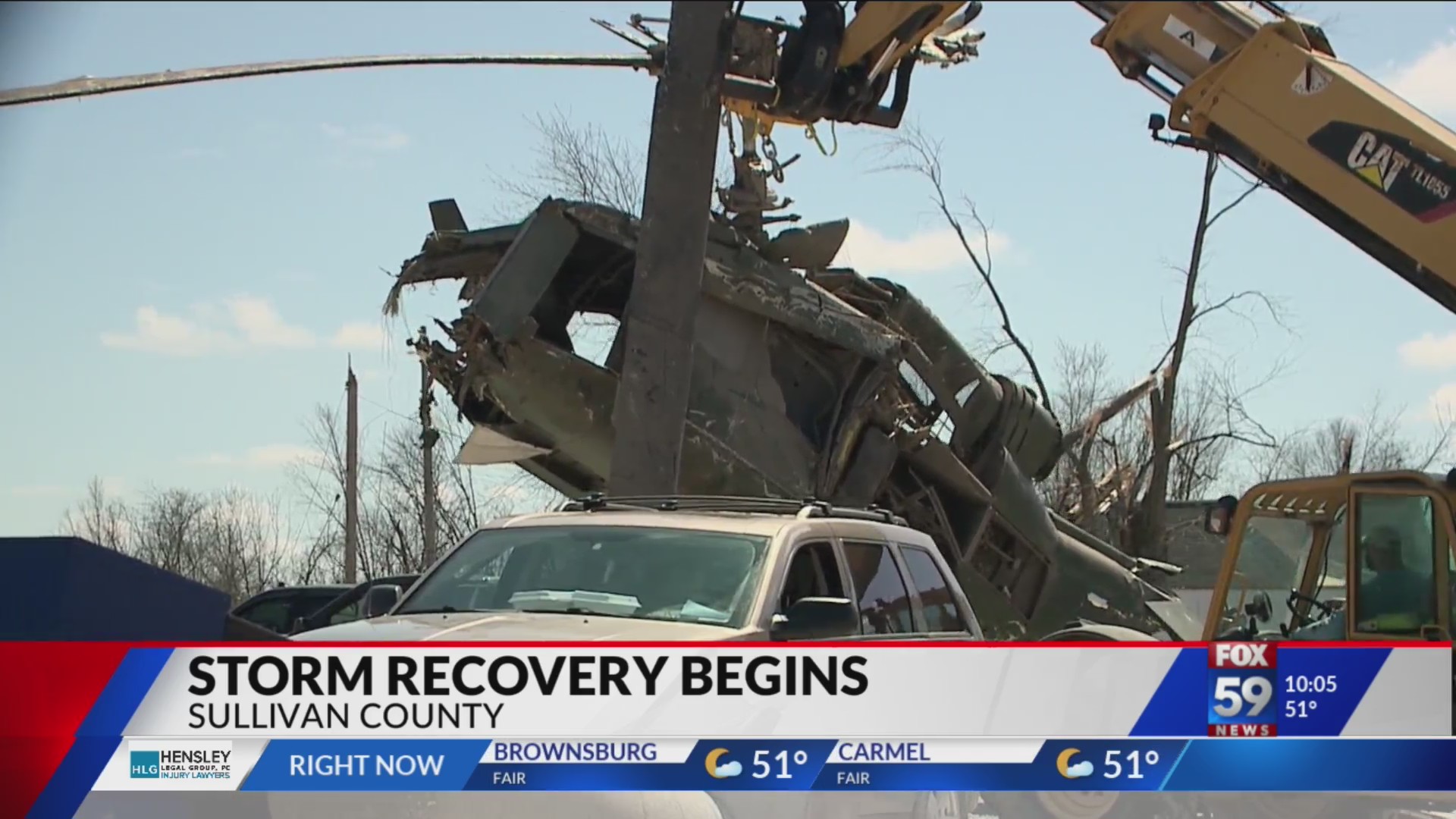 Sullivan continues to dig out from Friday night’s killer tornado – Fox 59